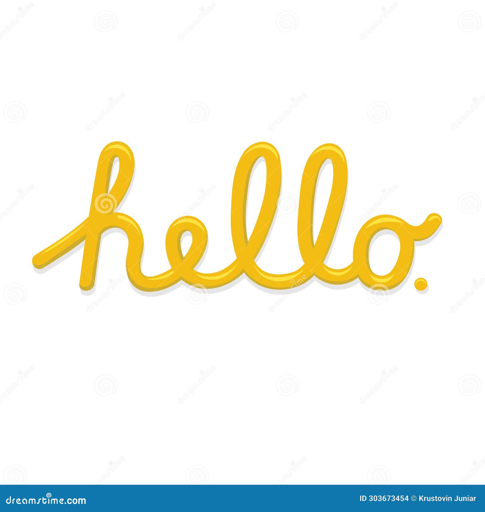 Hello. Lettering Hello, Hi, Banner, Poster Cartoon Vector ...
