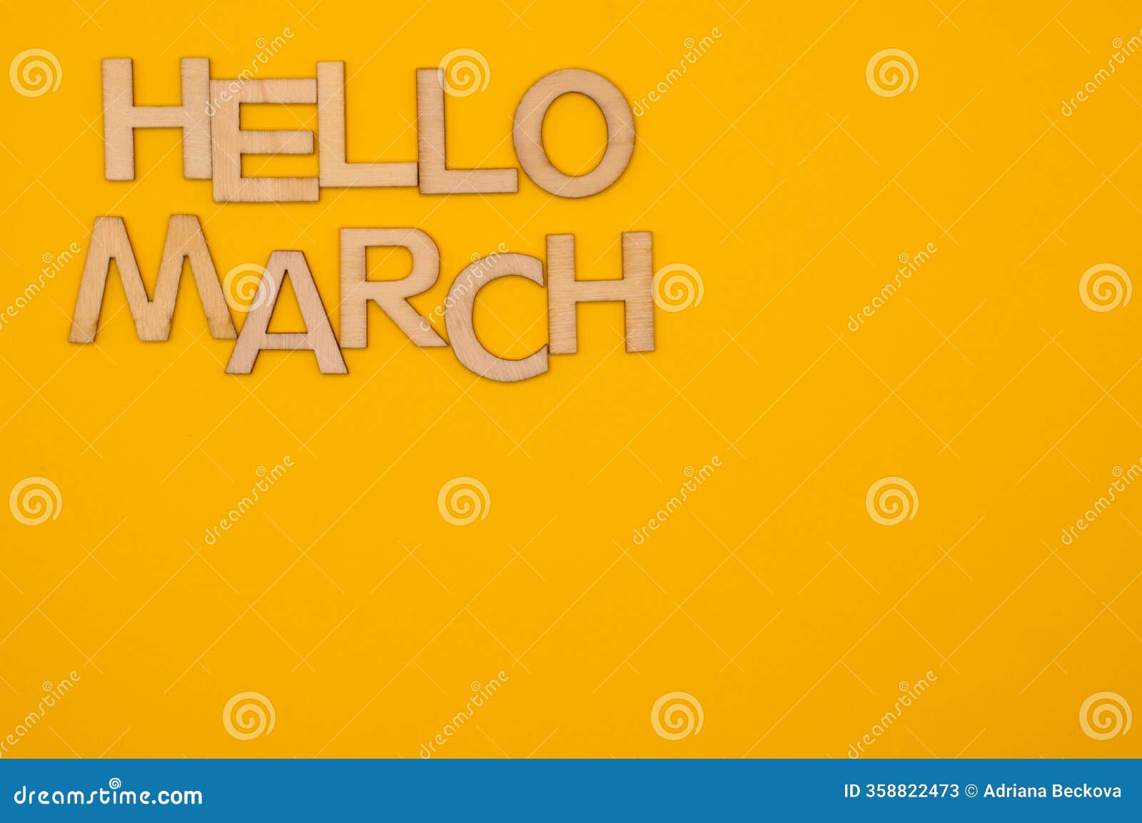 Hello march background stock image. Image of line, text - 358822473