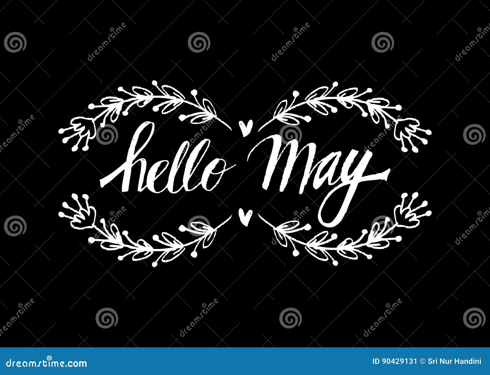 Hello May stock illustration. Illustration of love, hello - 90429131