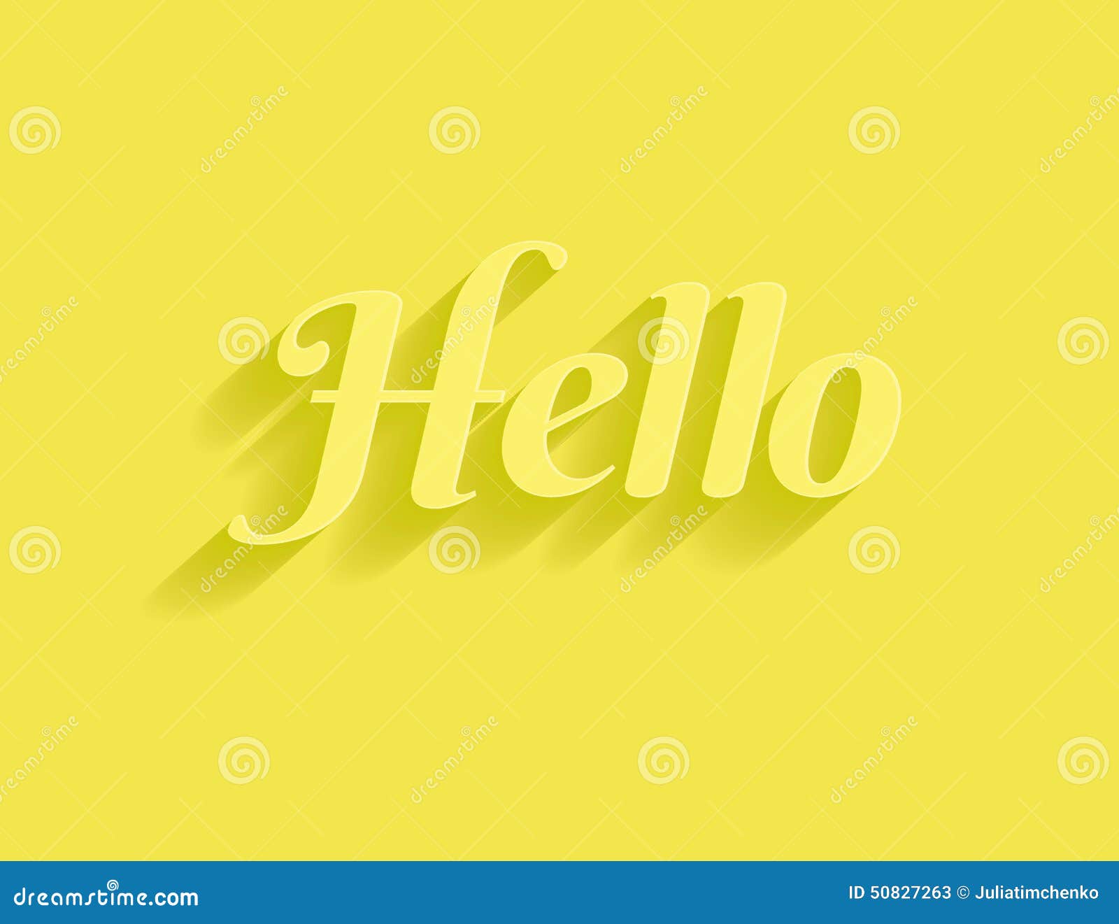 Hello message stock vector. Illustration of abstract - 50827263
