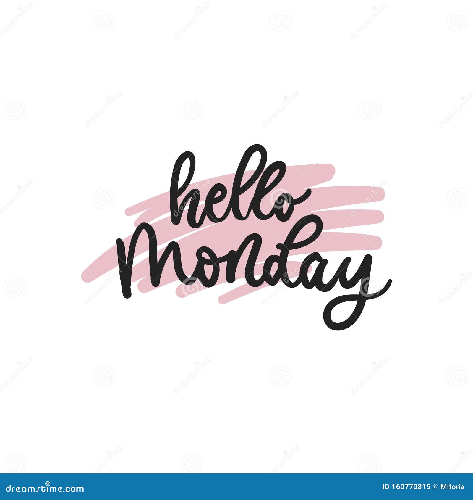 Hello Monday Inspirational Lettering Design For Posters Flyers T