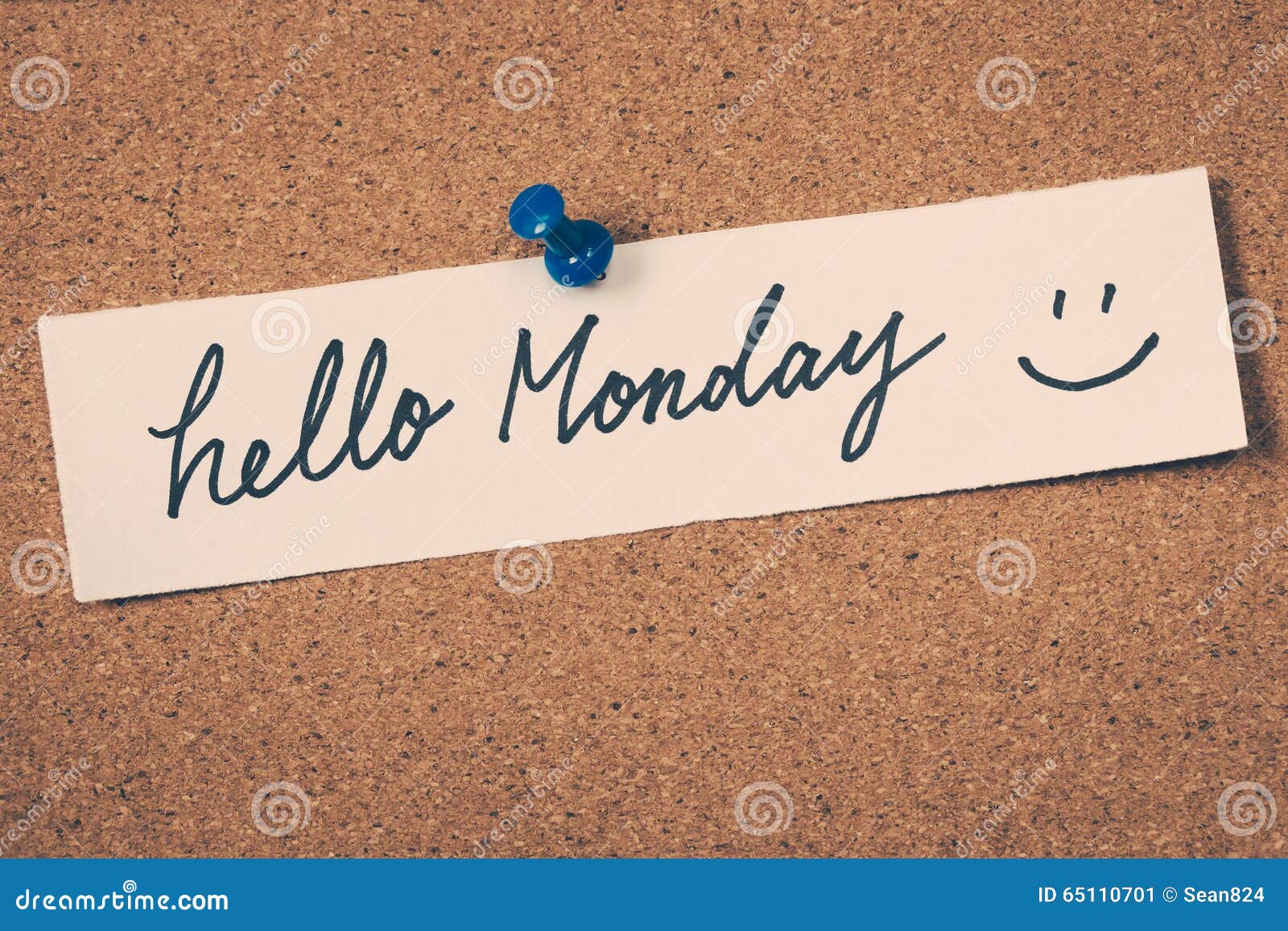 Hello Monday stock image. Image of motivational, work - 65110701