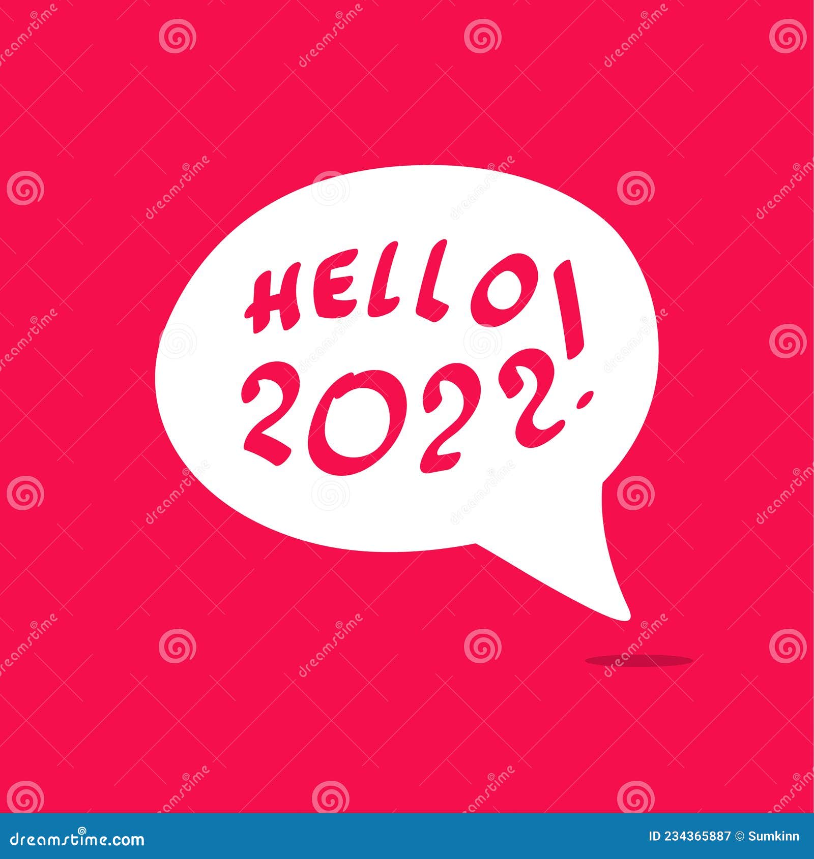 Hello 2022 Neon Sign On A Brick Wall Background. Cartoon Vector ...
