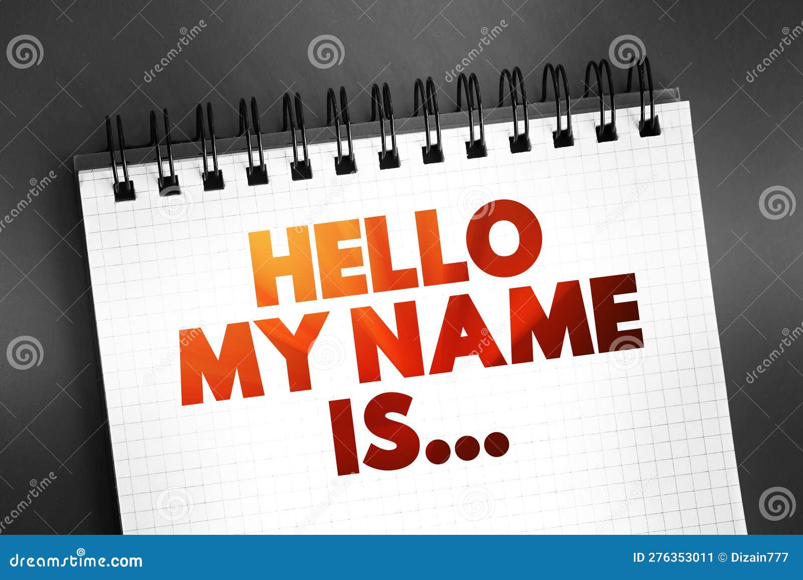 Hello My Name is.. stock image. Image of social, asking - 276353011