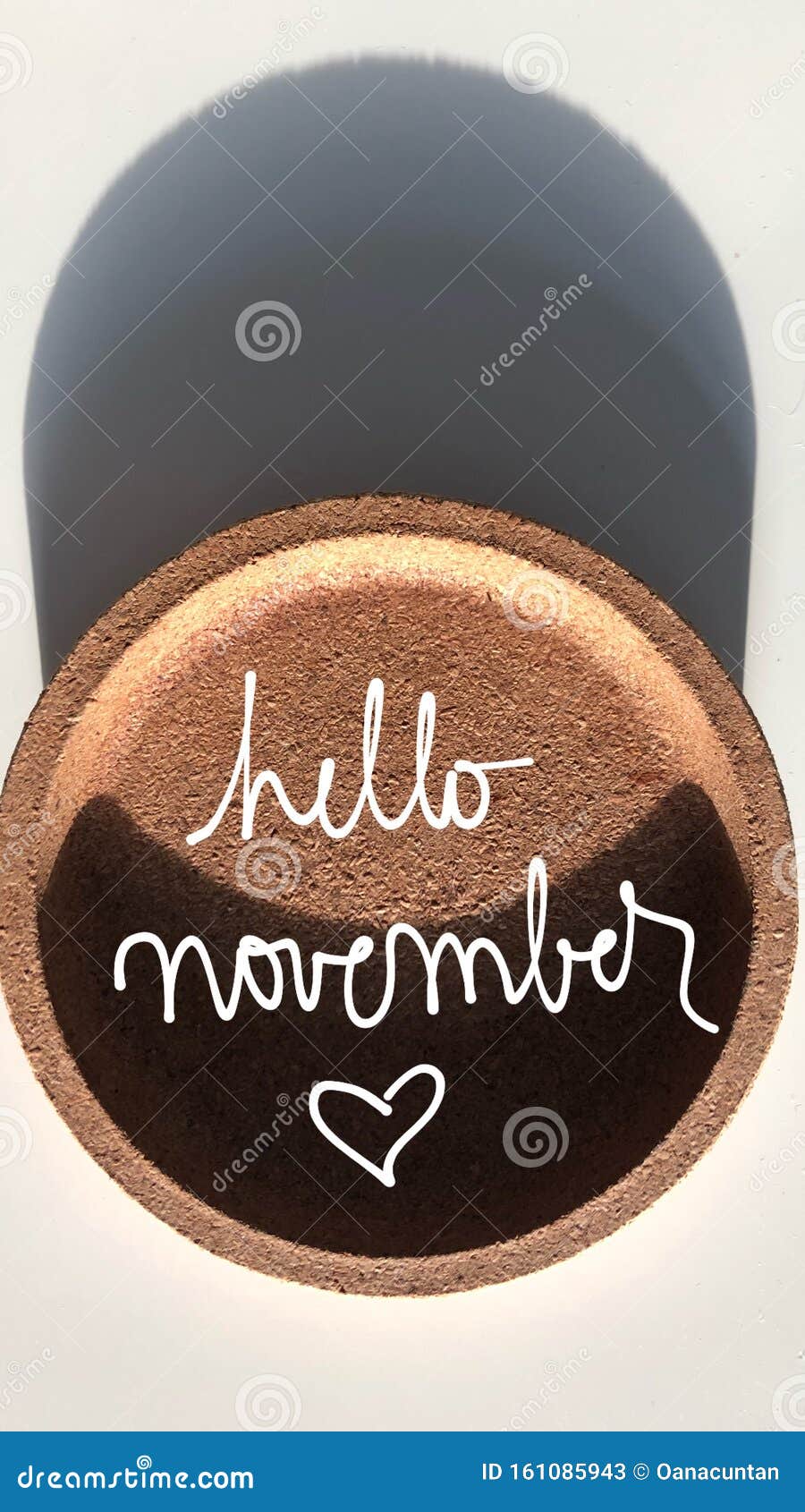 Hello november stock image. Image of coffee, autumn - 161085943