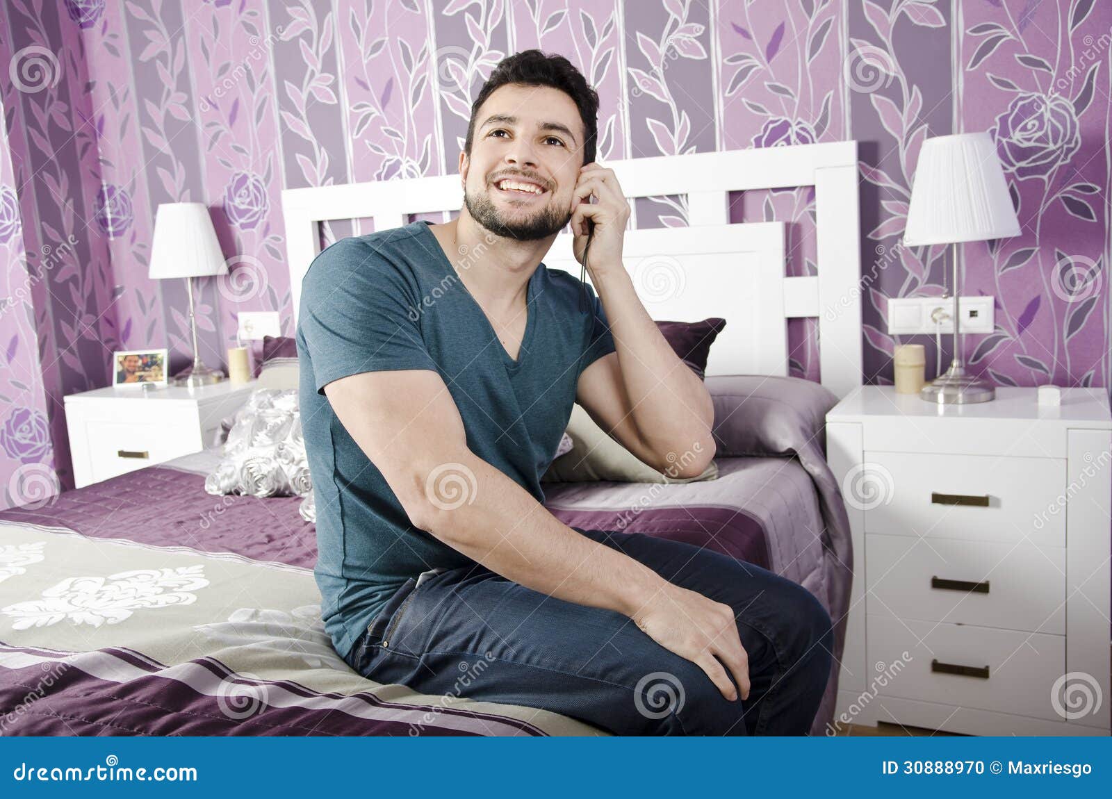 Hello?! stock photo. Image of laugh, male, conversation - 30888970