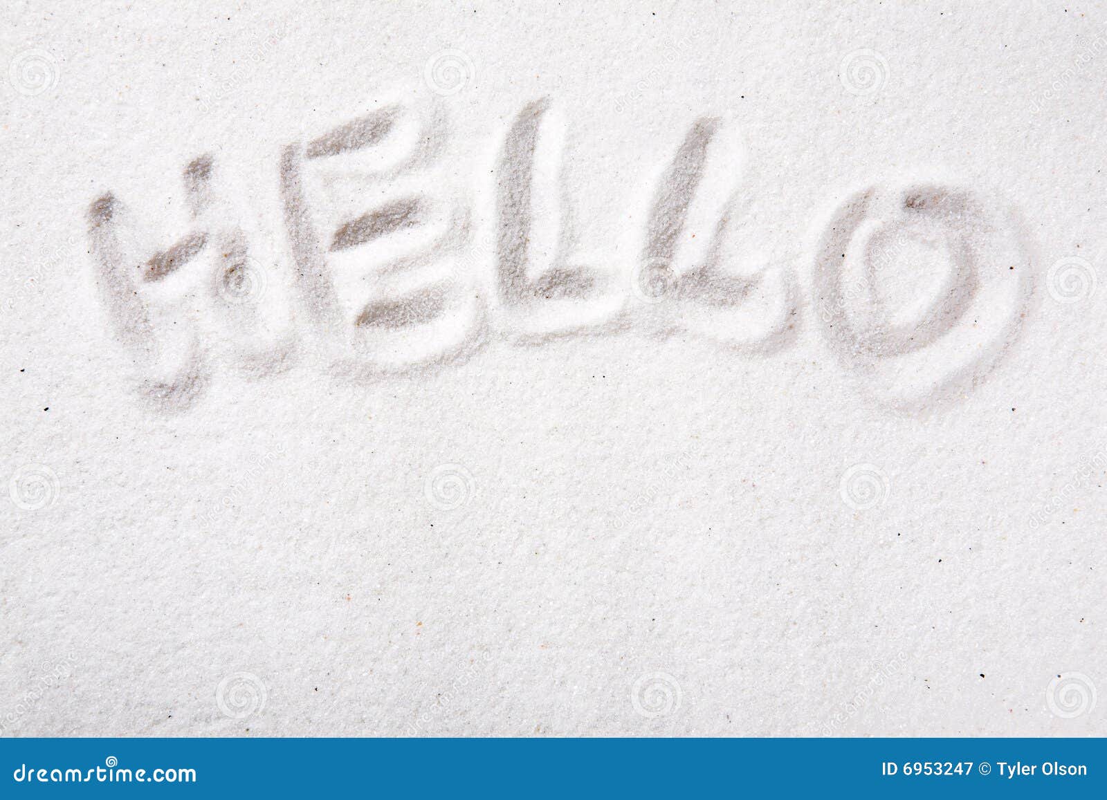 Hello Sand message stock image. Image of shore, message - 6953247