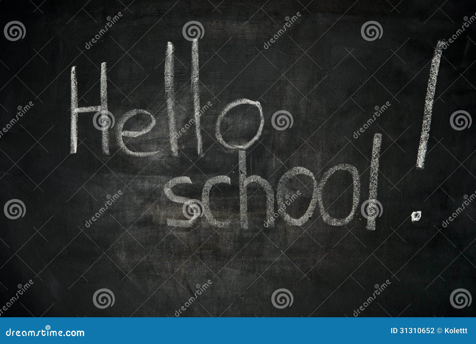 Hello school stock photo. Image of greet, frase, classroom - 31310652