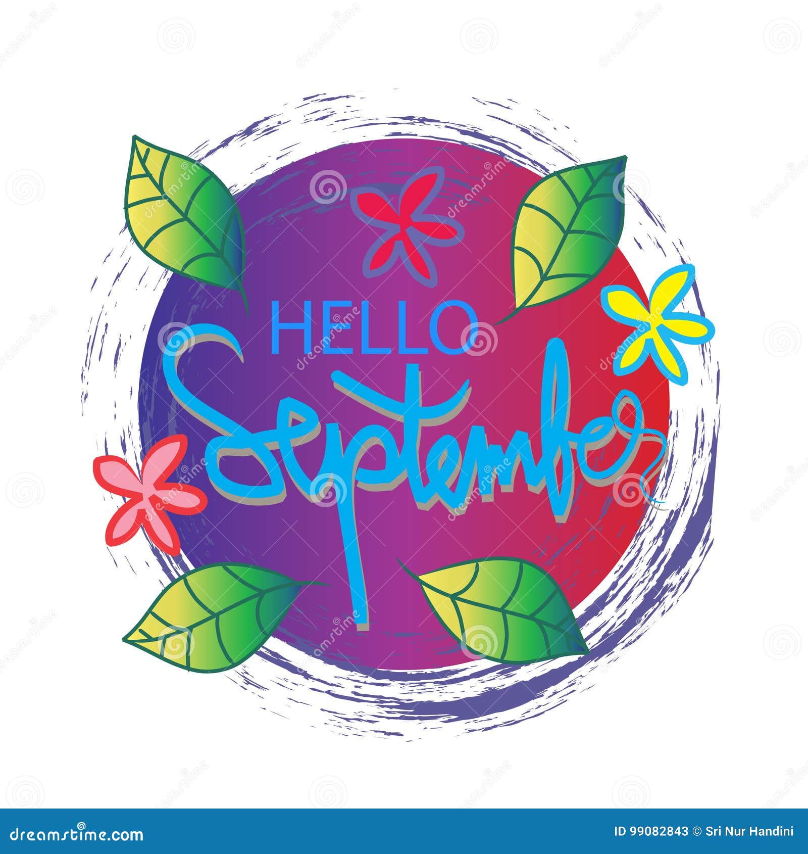 Hello September stock illustratie. Illustration of nave - 99082843