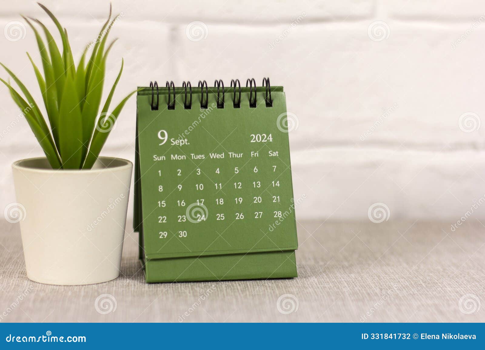 Hello, September. a Desktop Calendar for Planning for September 2024 ...
