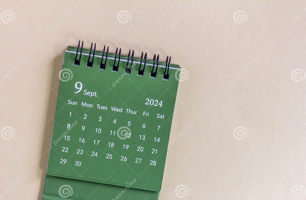 Hello, September. a Desktop Calendar for Planning for September 2024 ...