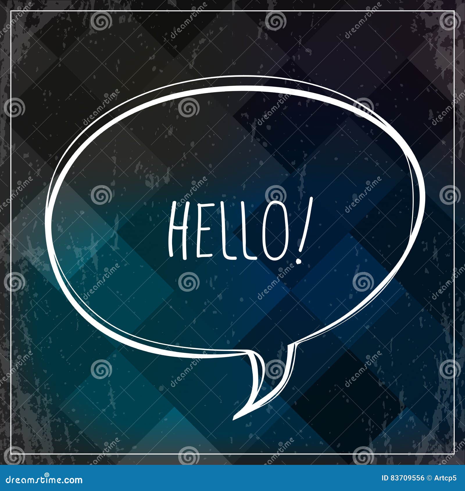 Hello sign, type, text stock vector. Illustration of speak - 83709556
