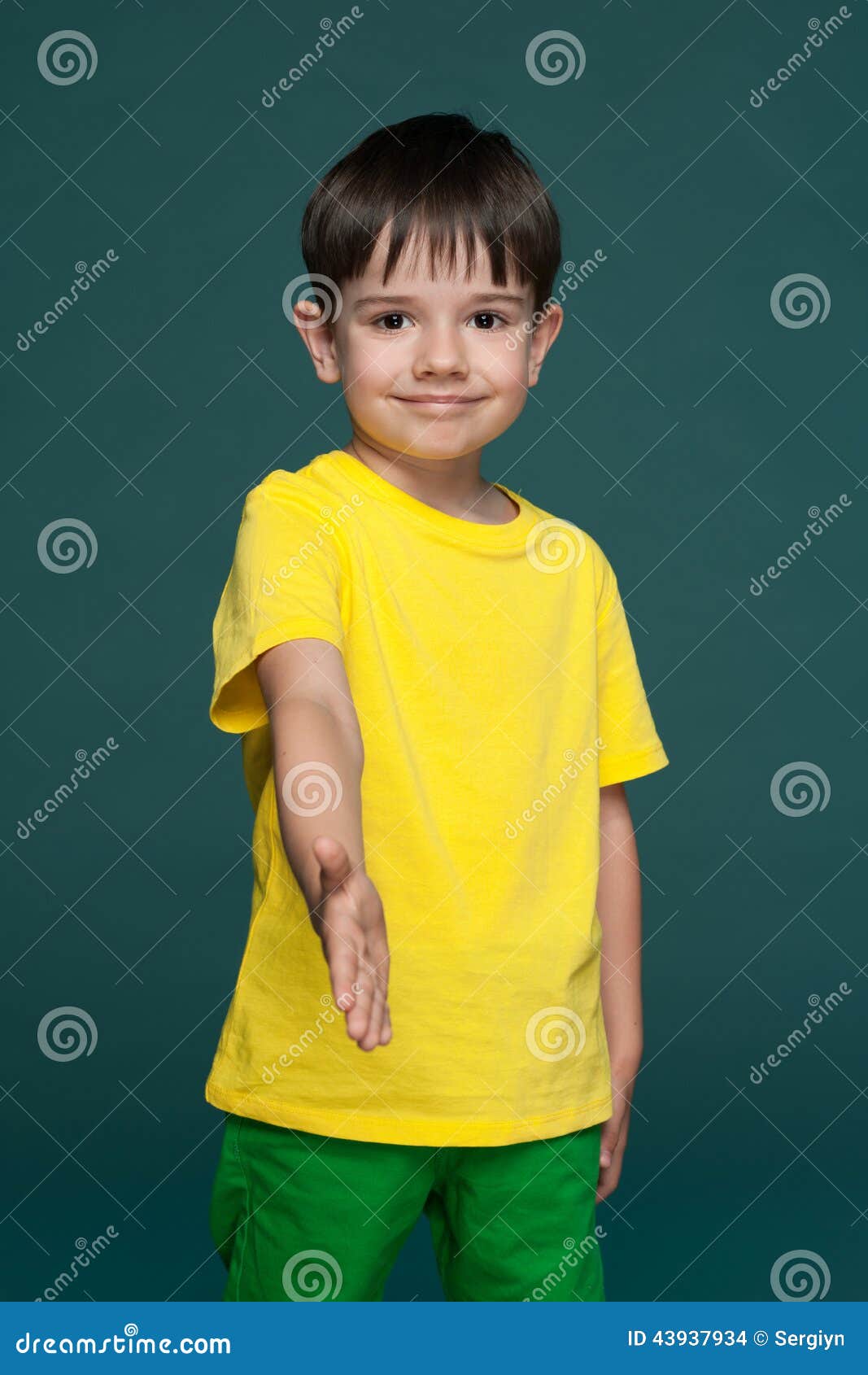 Hello! stock photo. Image of little, positive, front - 43937934