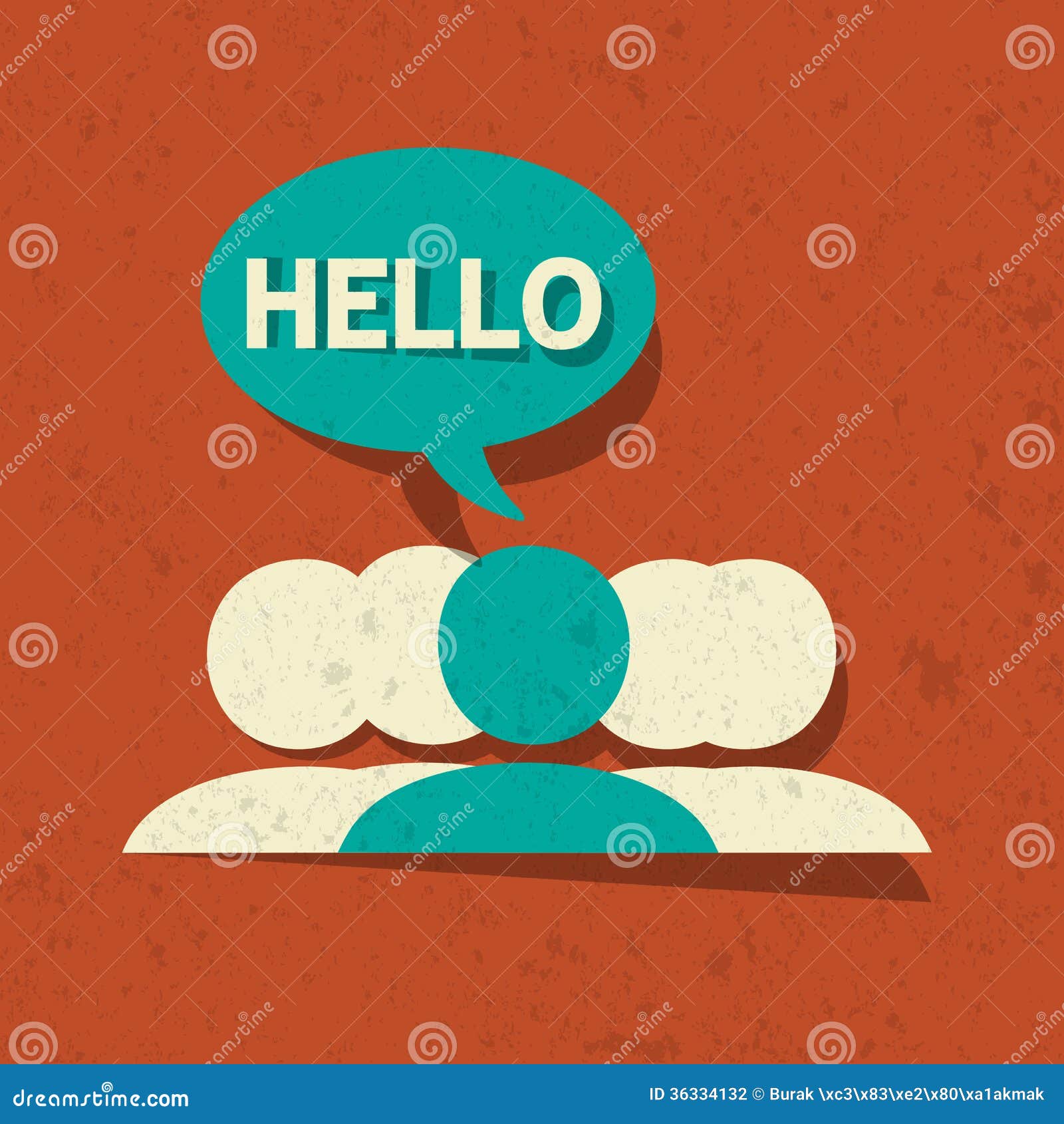 Hello In Speech Bubble 8-bit Pixel Art On White Background Vector ...