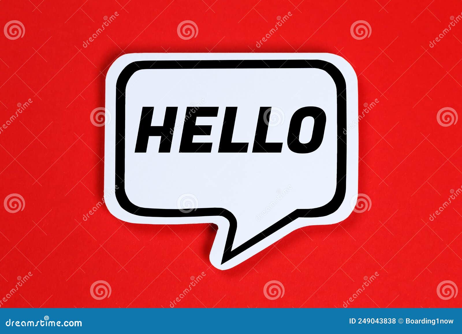 Hello Speech Bubble In Different Languages Stock Image | CartoonDealer ...