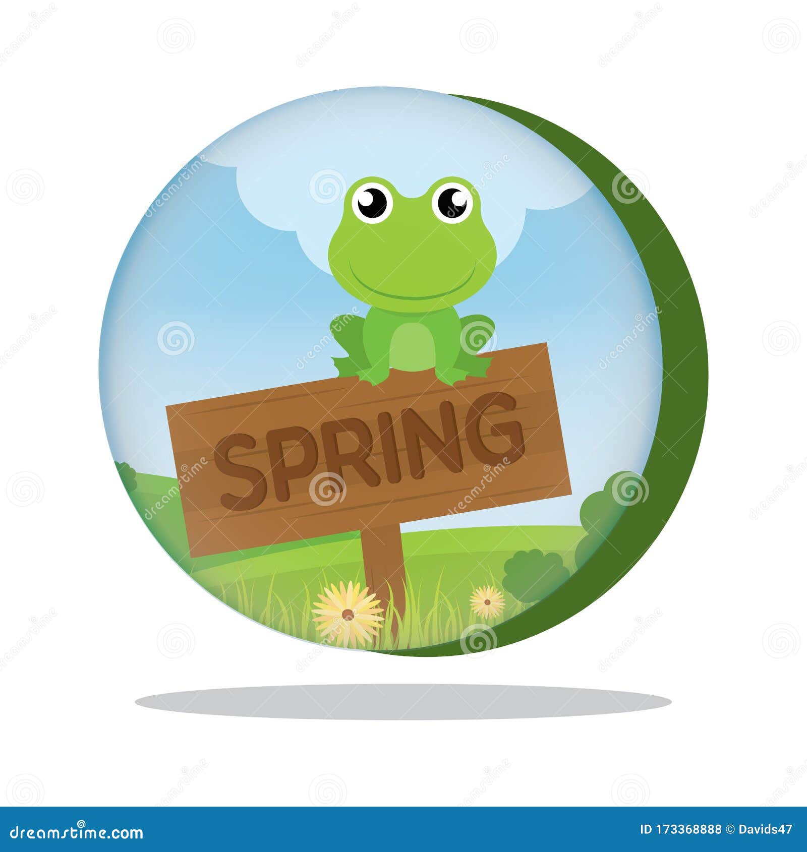 Hello Frog Royalty-Free Stock Image | CartoonDealer.com #84927772