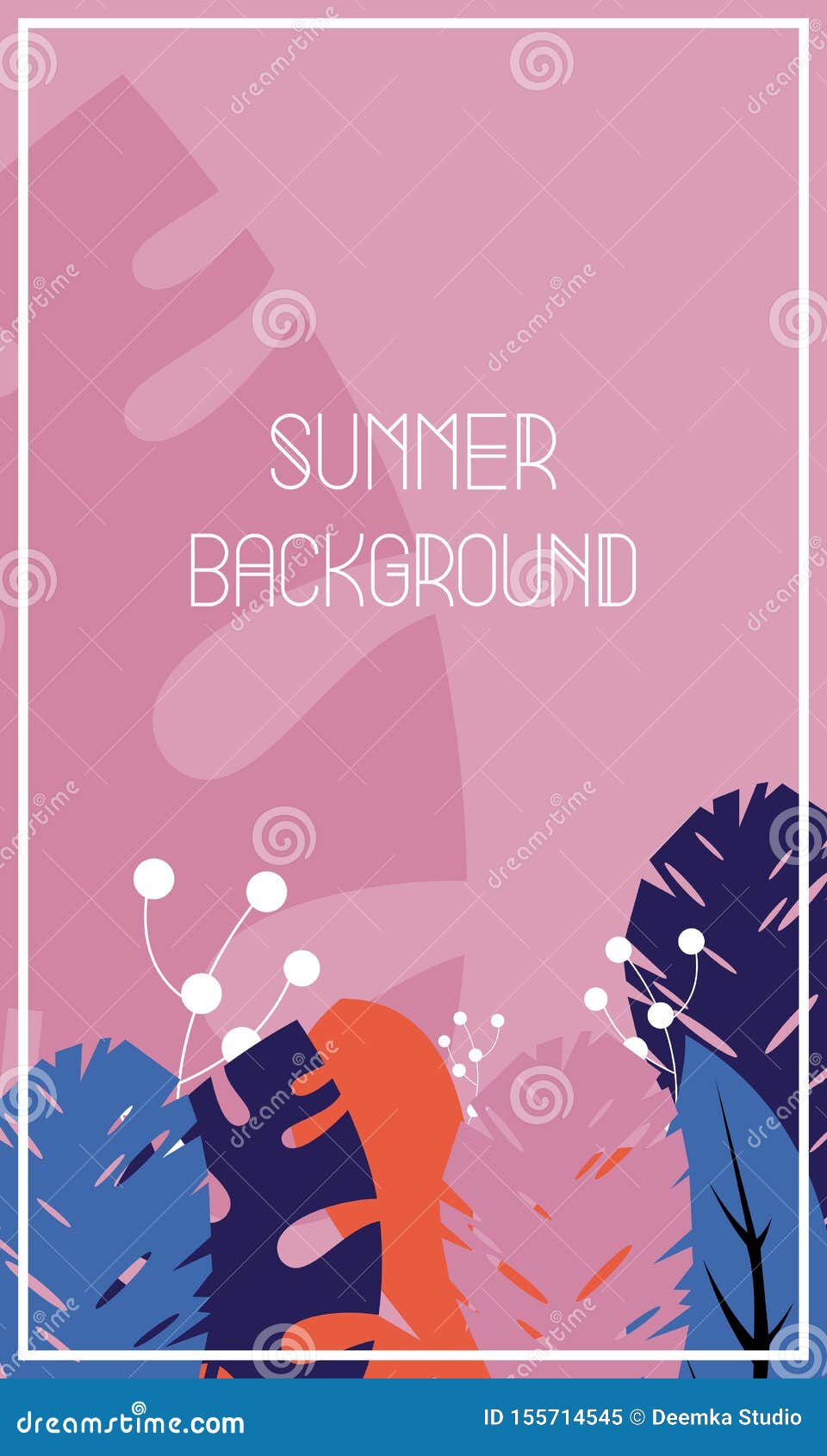 Hello Summer Poster and Background Logo Template Stock Vector ...