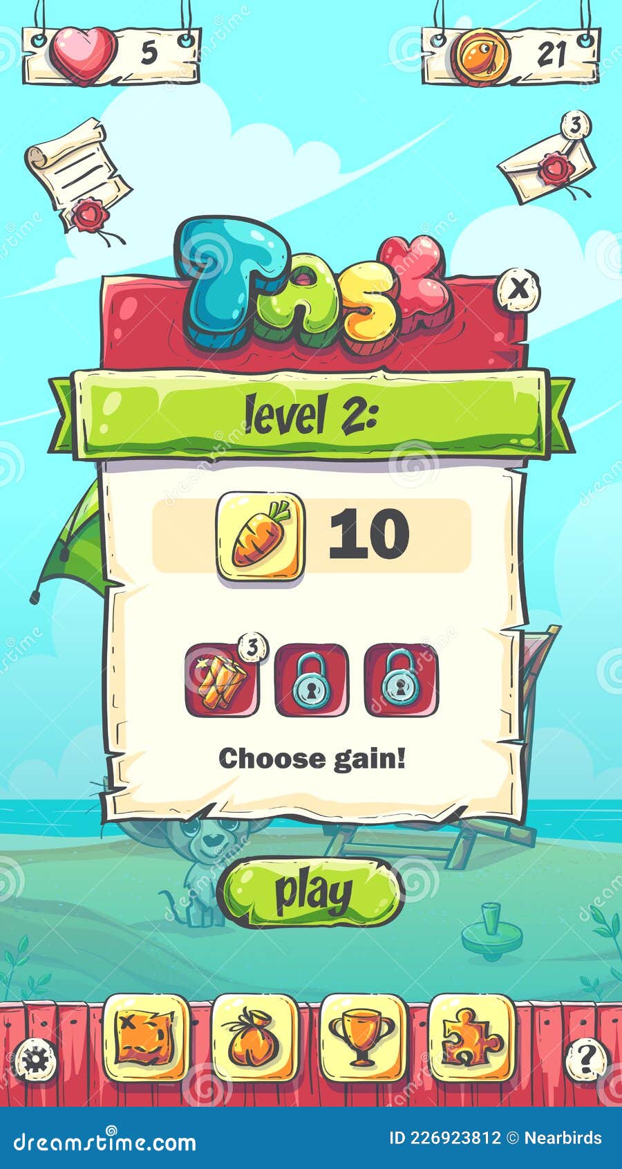 Hello Summer the Task Plaing Field Stock Vector - Illustration of ...