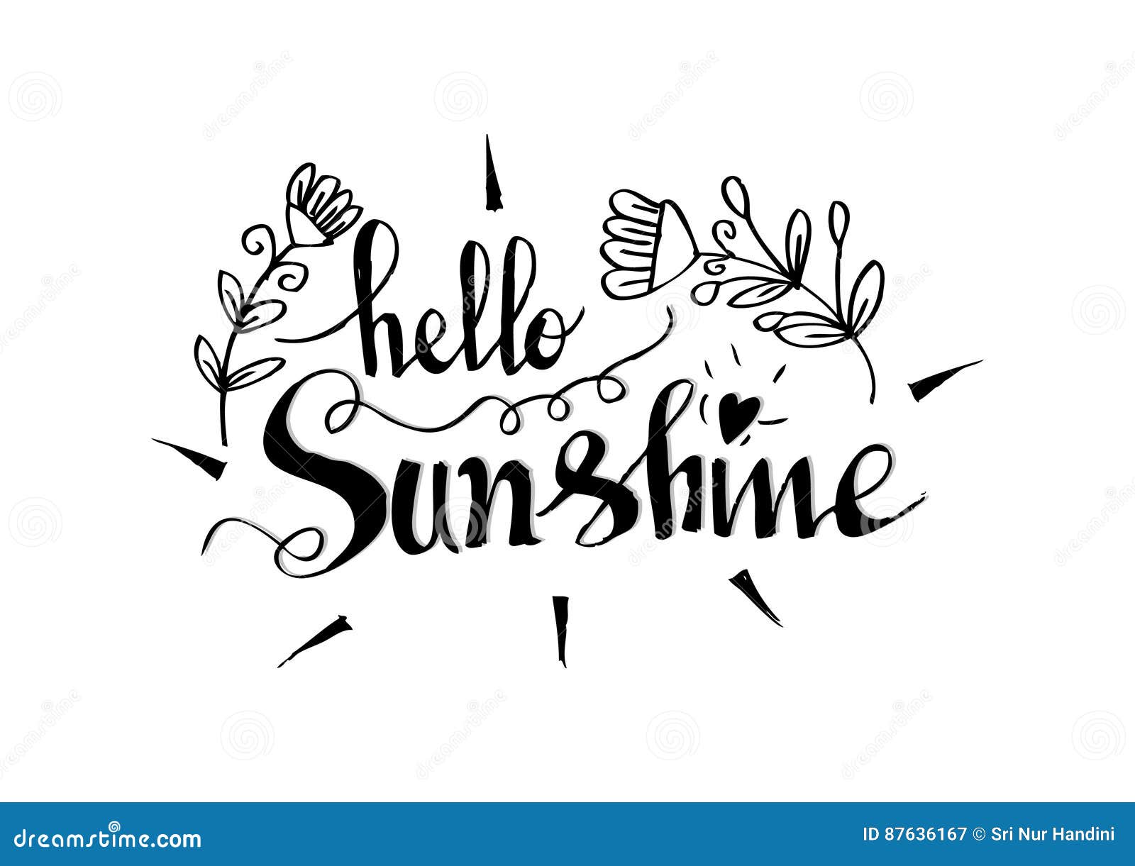 Hello sunshine stock vector. Illustration of native, card - 87636167