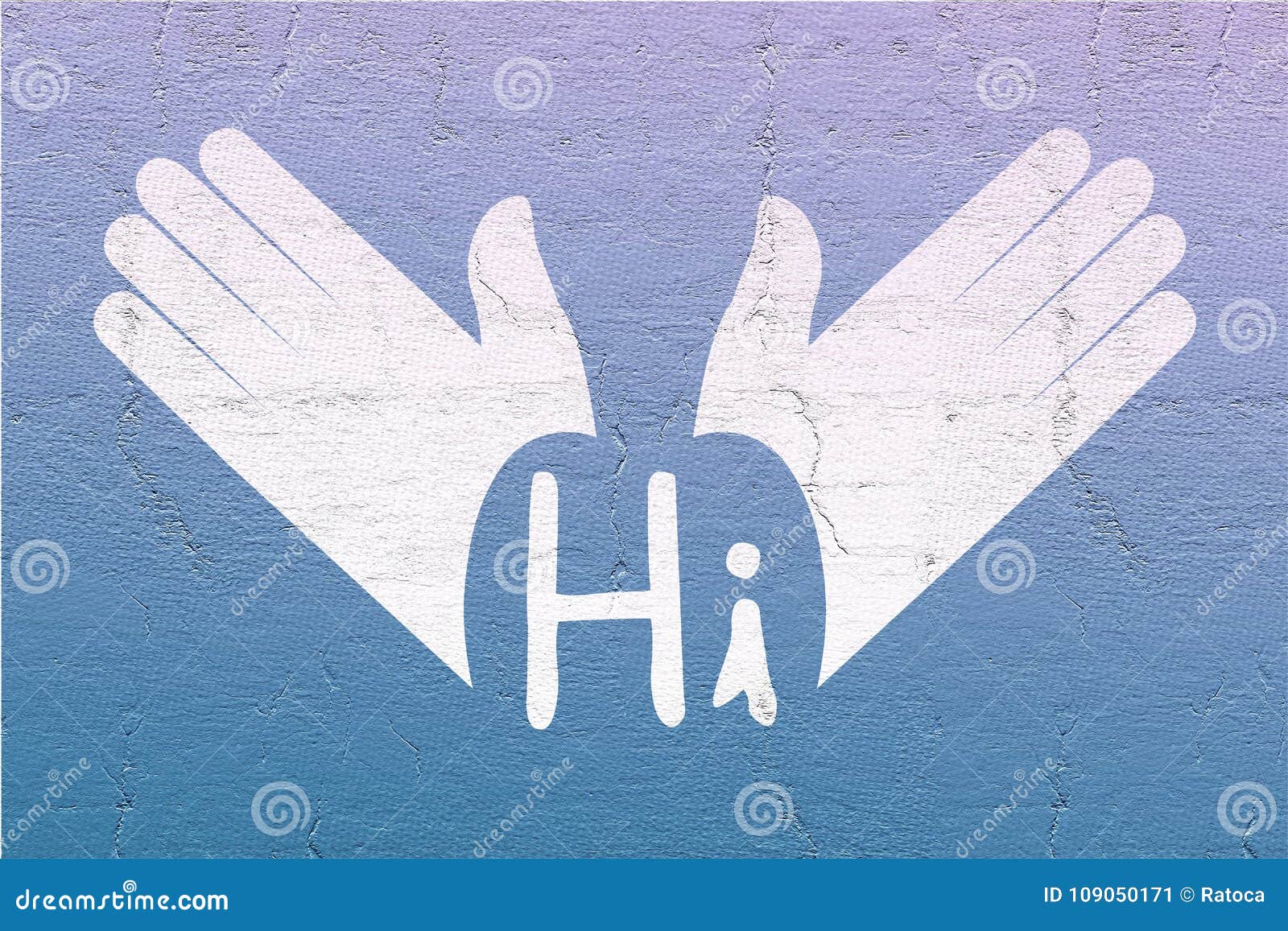 Hello symbol stock illustration. Illustration of friends - 109050171