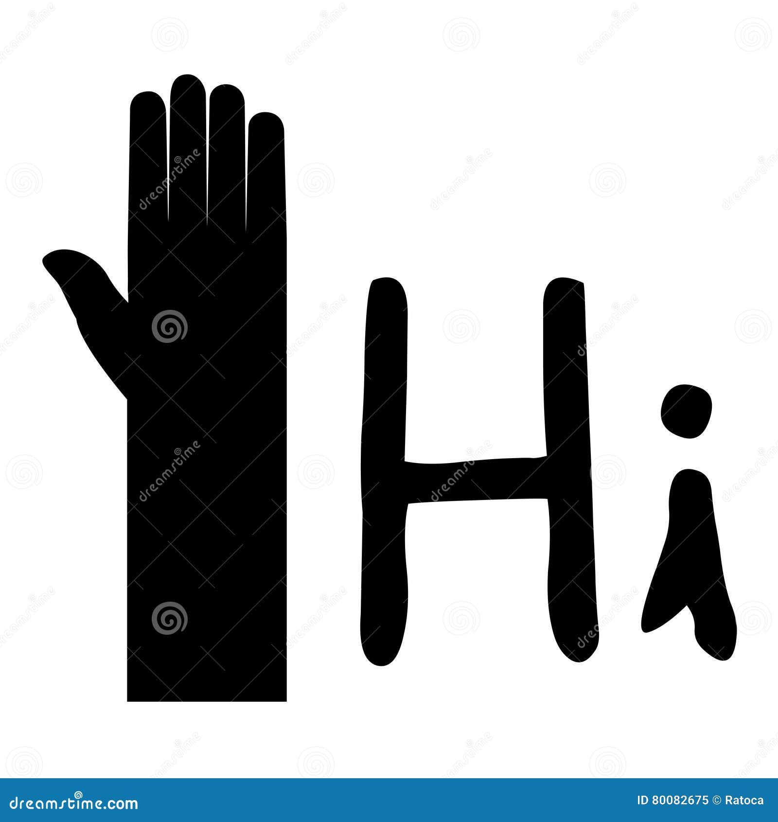 Hello symbol stock vector. Illustration of mark, welcome - 80082675