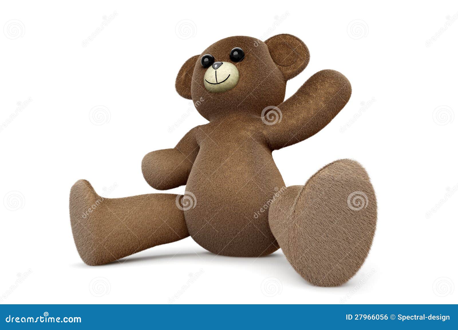 Hello Teddy stock illustration. Illustration of greet - 27966056