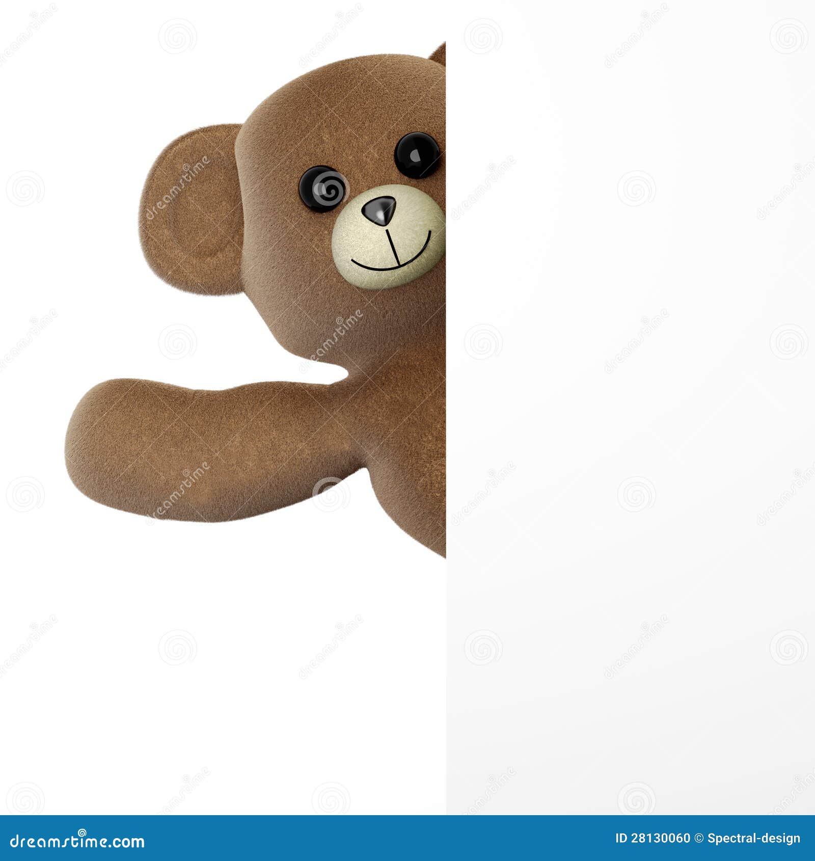 Hello Teddy stock illustration. Illustration of cartoon - 28130060