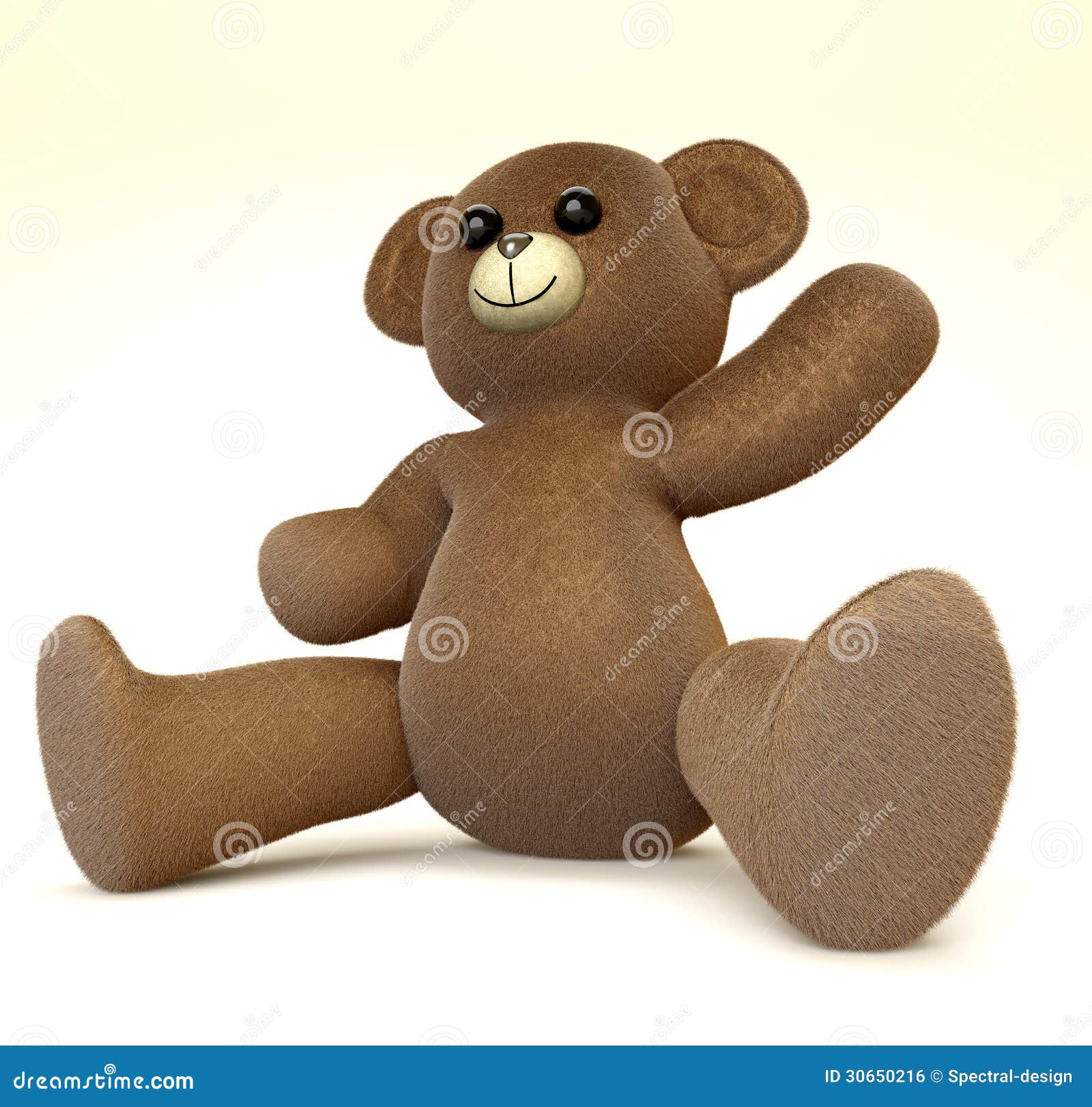 Hello Teddy stock illustration. Illustration of hide - 30650216