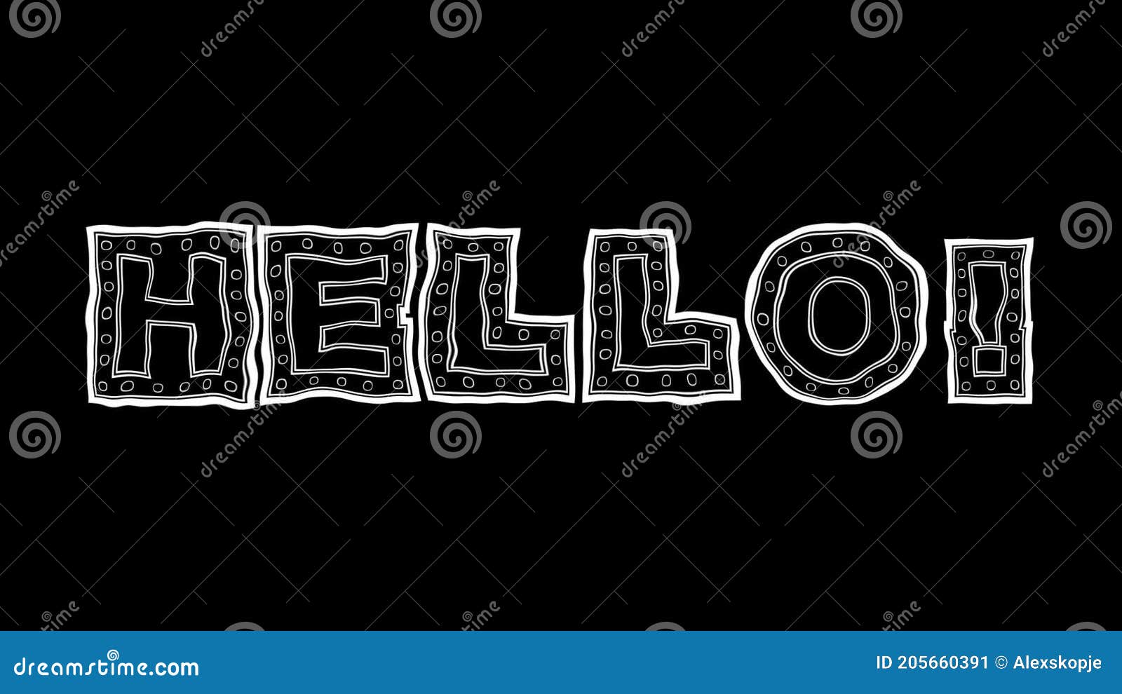 Hello Text Hand Drawn Animation Stock Video - Video of concept, drawn ...