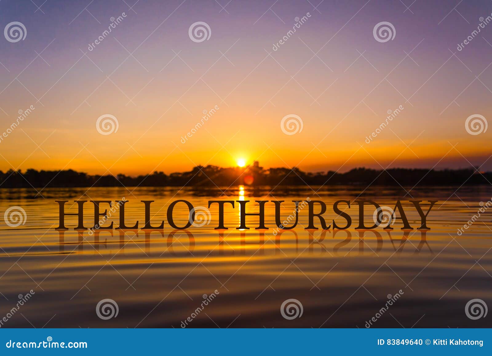 Hello Thursday. Hand Drawn Poster Typography. Inspirational Quotes ...