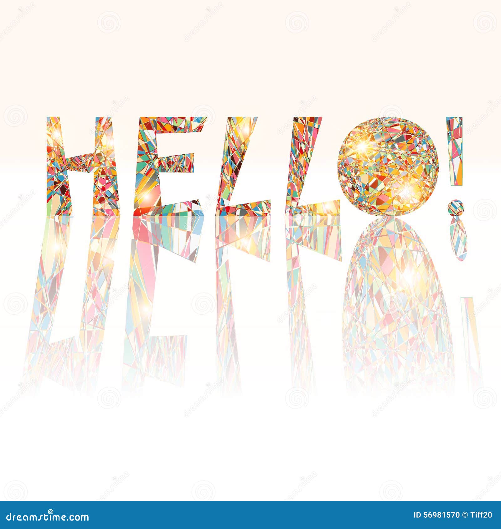 Hello stock illustration. Illustration of shine, element - 56981570