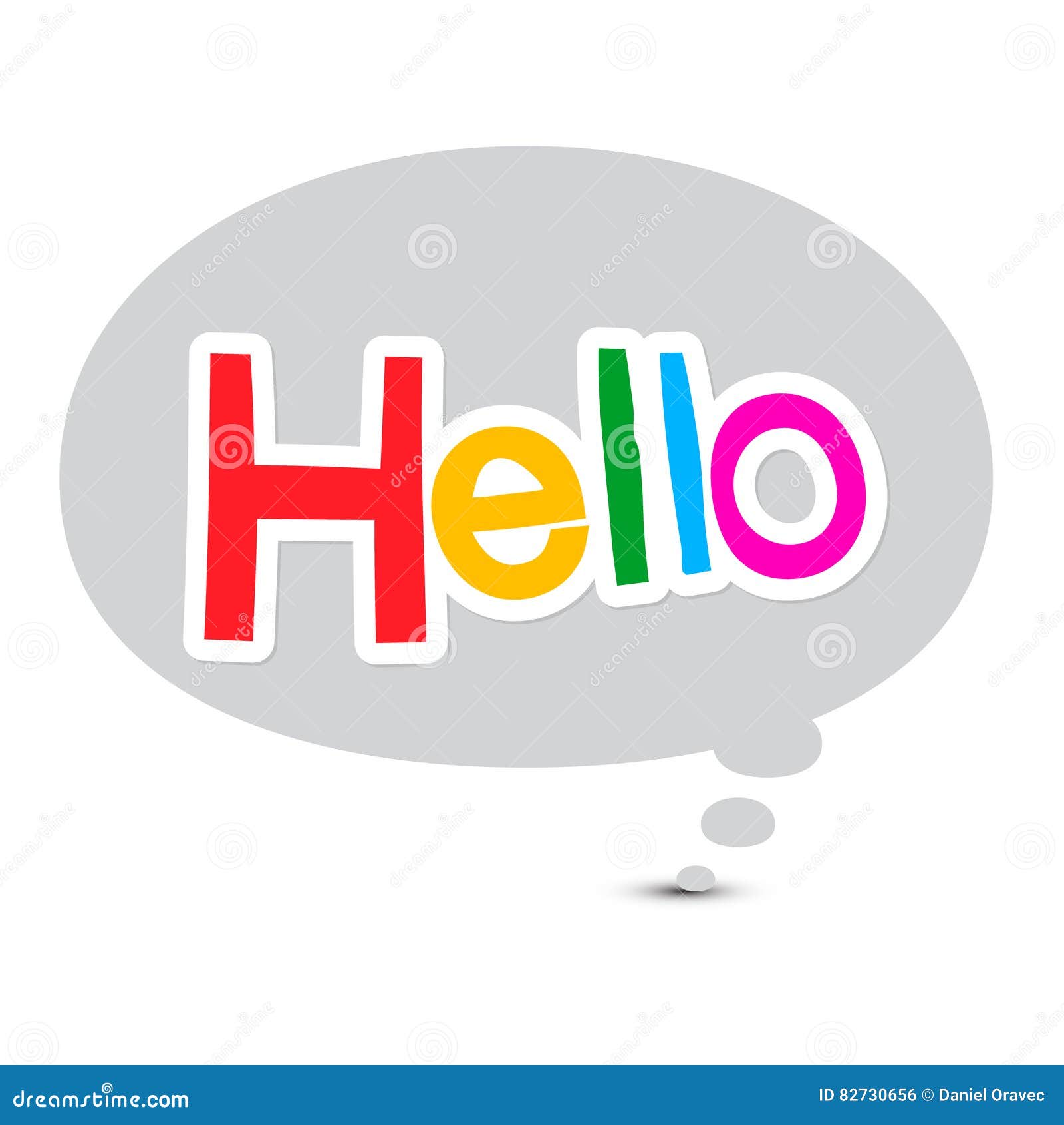 Hello. Vector Symbol stock vector. Illustration of colorful - 82730656