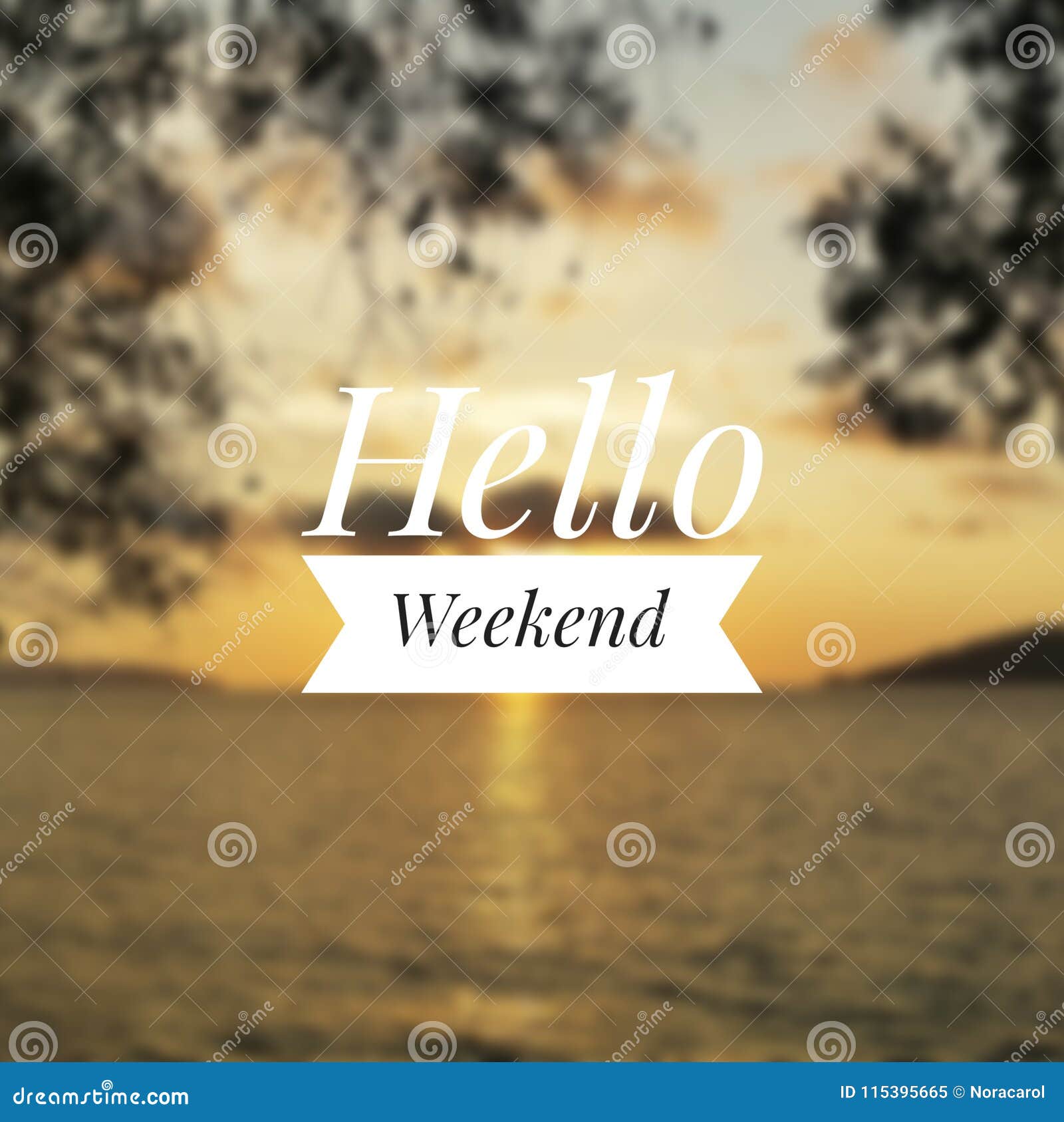 Hello Weekend greeting stock image. Image of glowing - 115395665