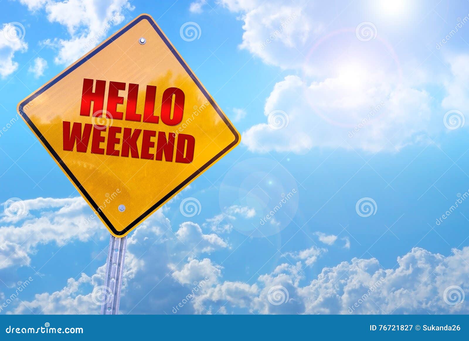 Hello weekend stock image. Image of cheer, nature, happy - 76721827