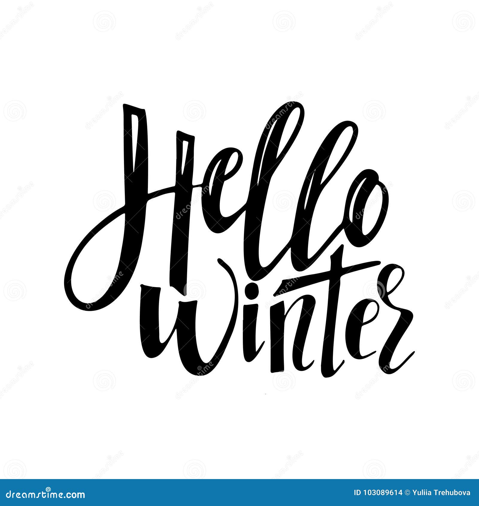 Winter Script Writing Font Word Text Words Season Calligraphy Fonts ...