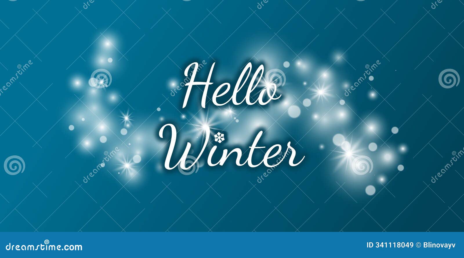 Hello winter template. stock illustration. Illustration of invitation ...