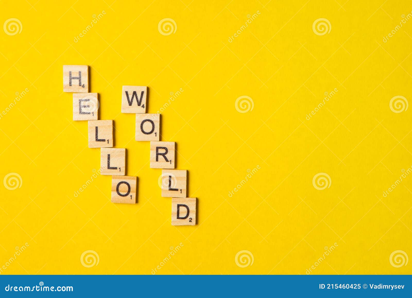 Hello World Message From A First Computer Program Used In Many Tutorials For Teaching