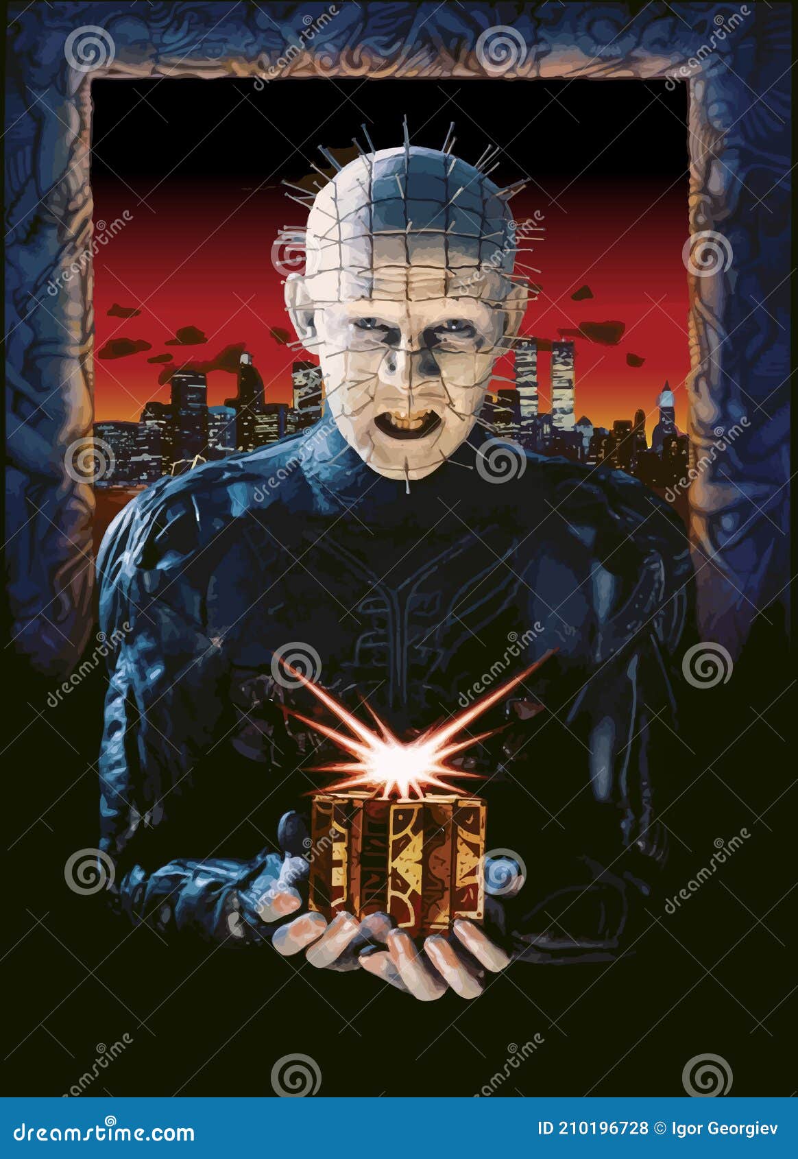 Hellraiser Vector Illustration Poster Template Editorial Stock Photo ... Hellraiser Vector Illustration Poster Template Editorial Stock Photo ...