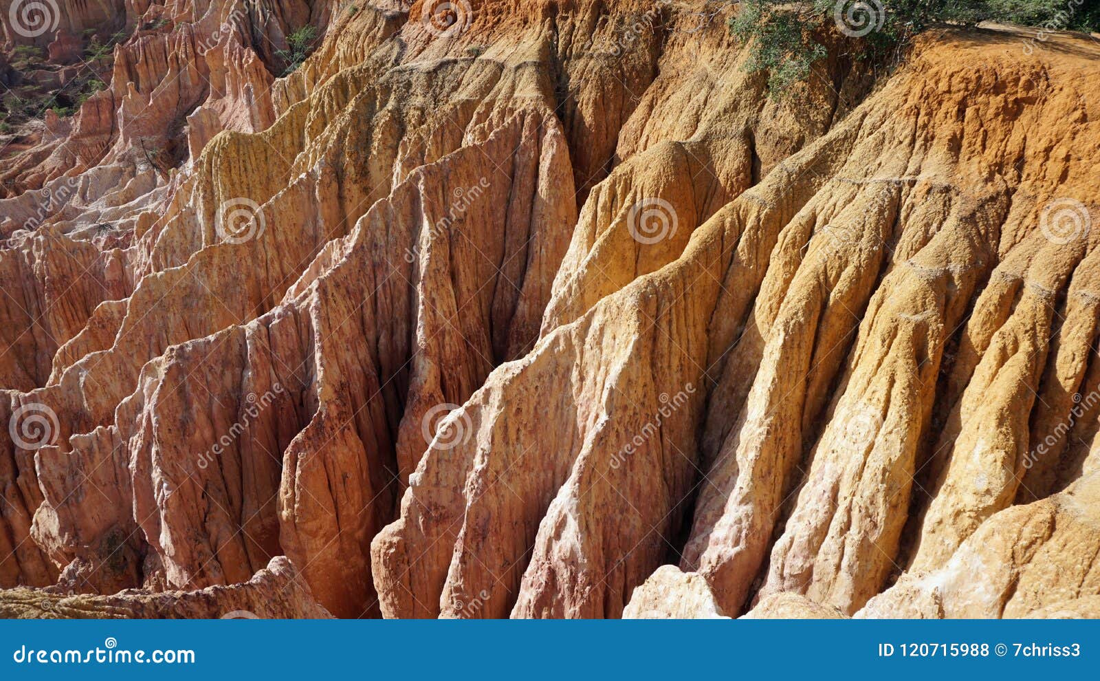Hells Kitchen Canyon of Marafa Stock Photo - Image of malindi, colorful ...