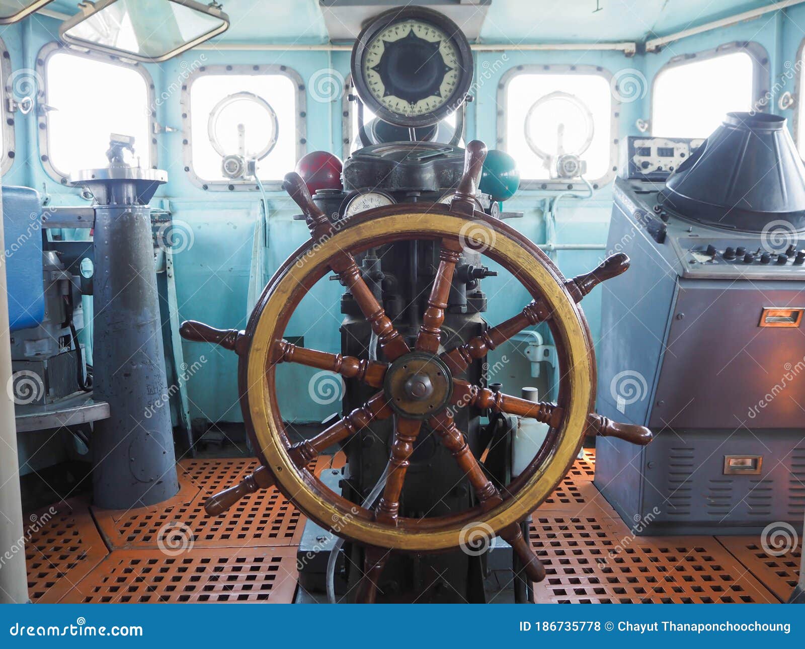 Helm stock photo. Image of navy, vehicle, room, captain - 186735778