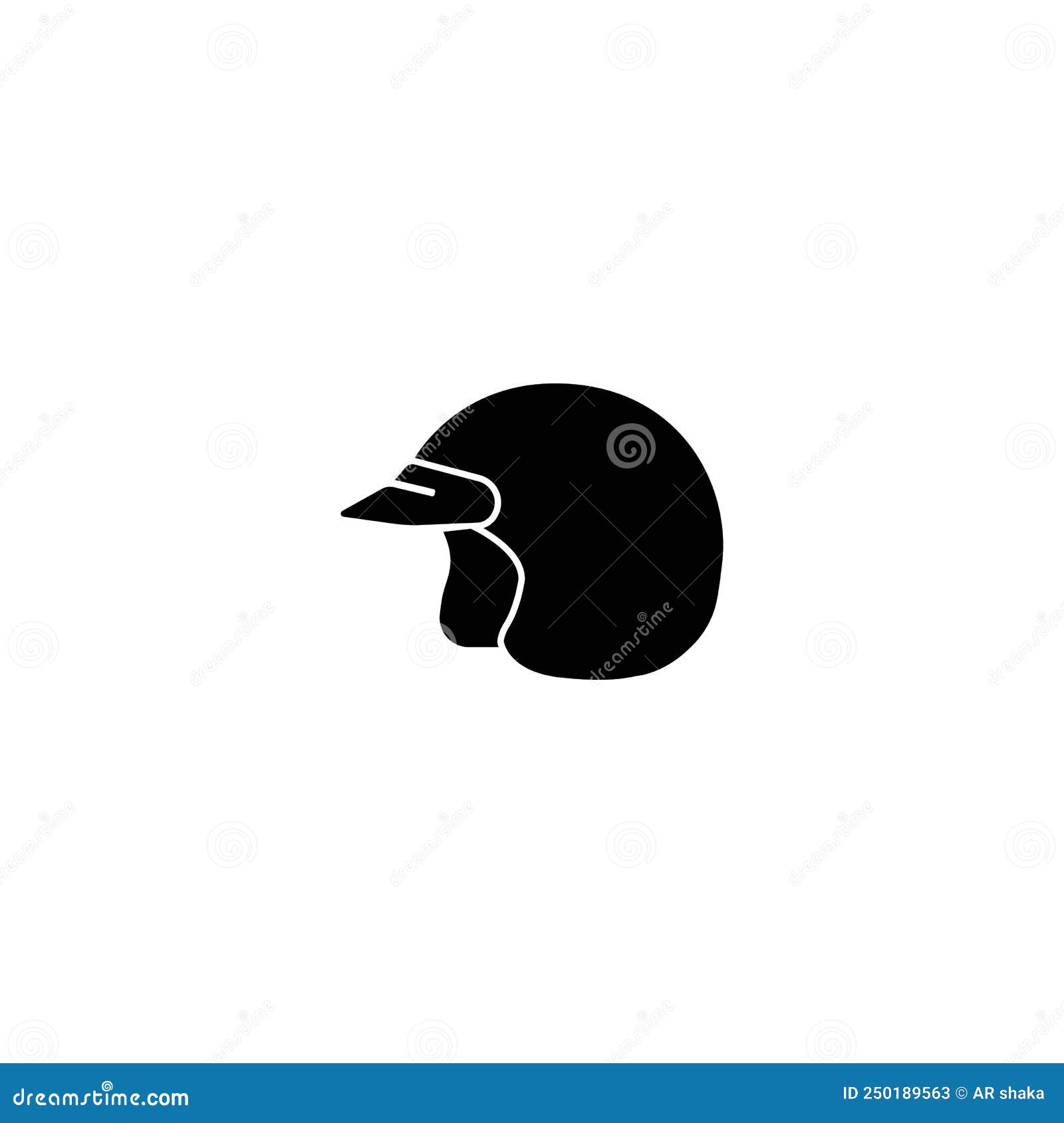 Helm Einfache Vektor-Icon-Abbildung Vektor Abbildung - Illustration von ...