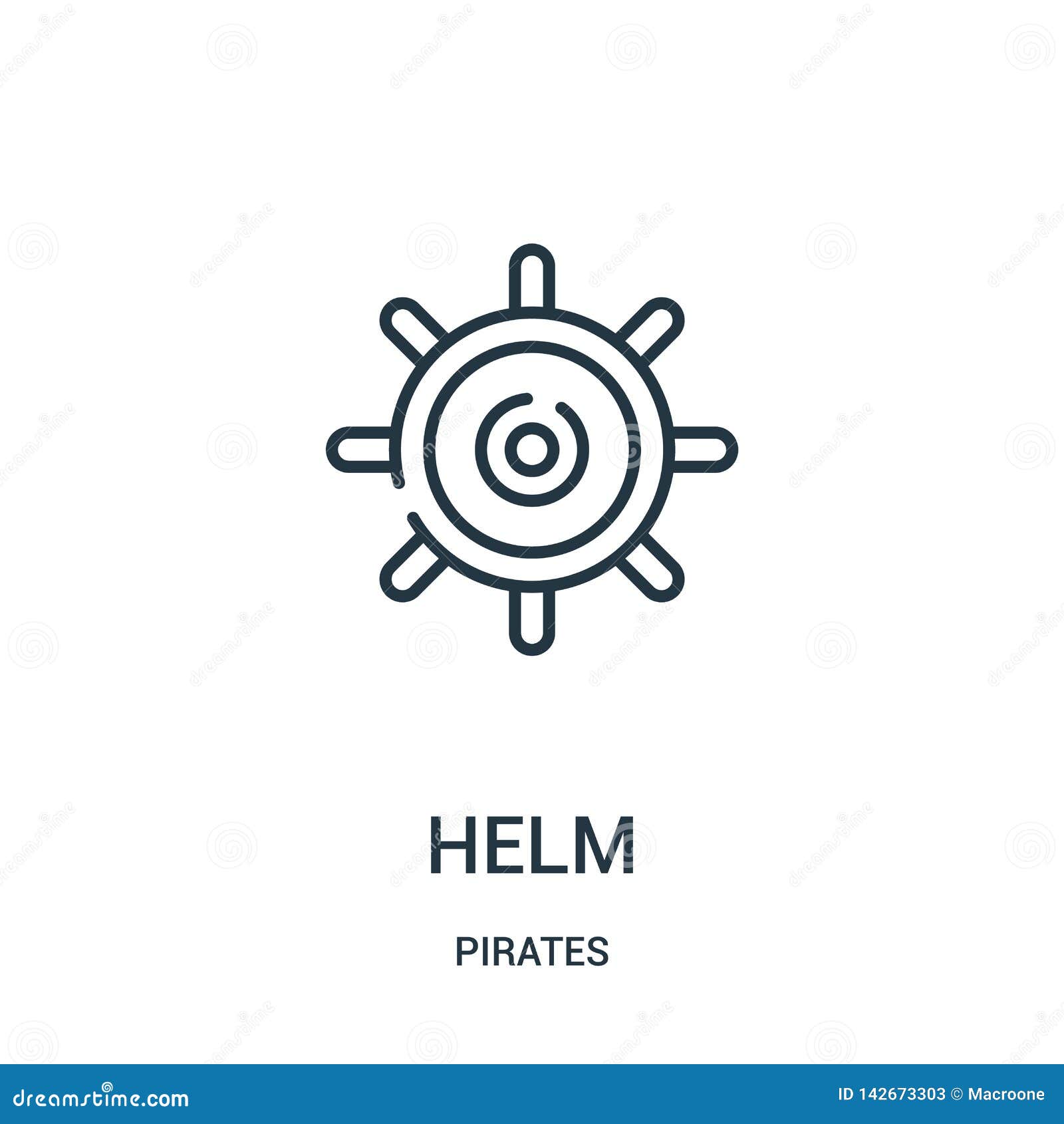 Helm Of Awe Icon. Helm Of Terror Sign Isolated On Green Background ...