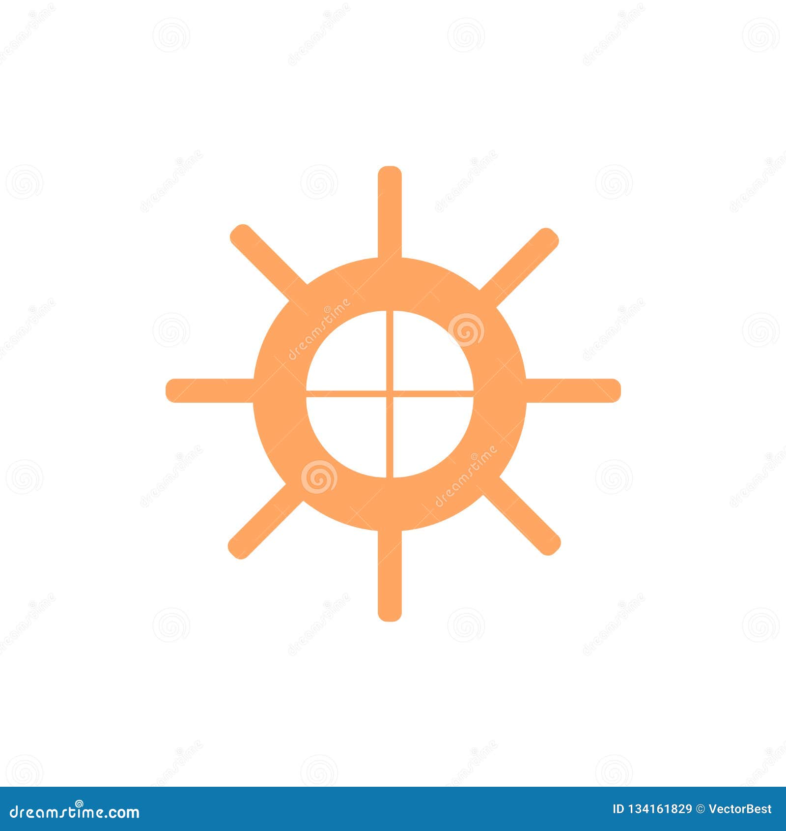 Helm Icon Vector Sign and Symbol Isolated on White Background Stock ...