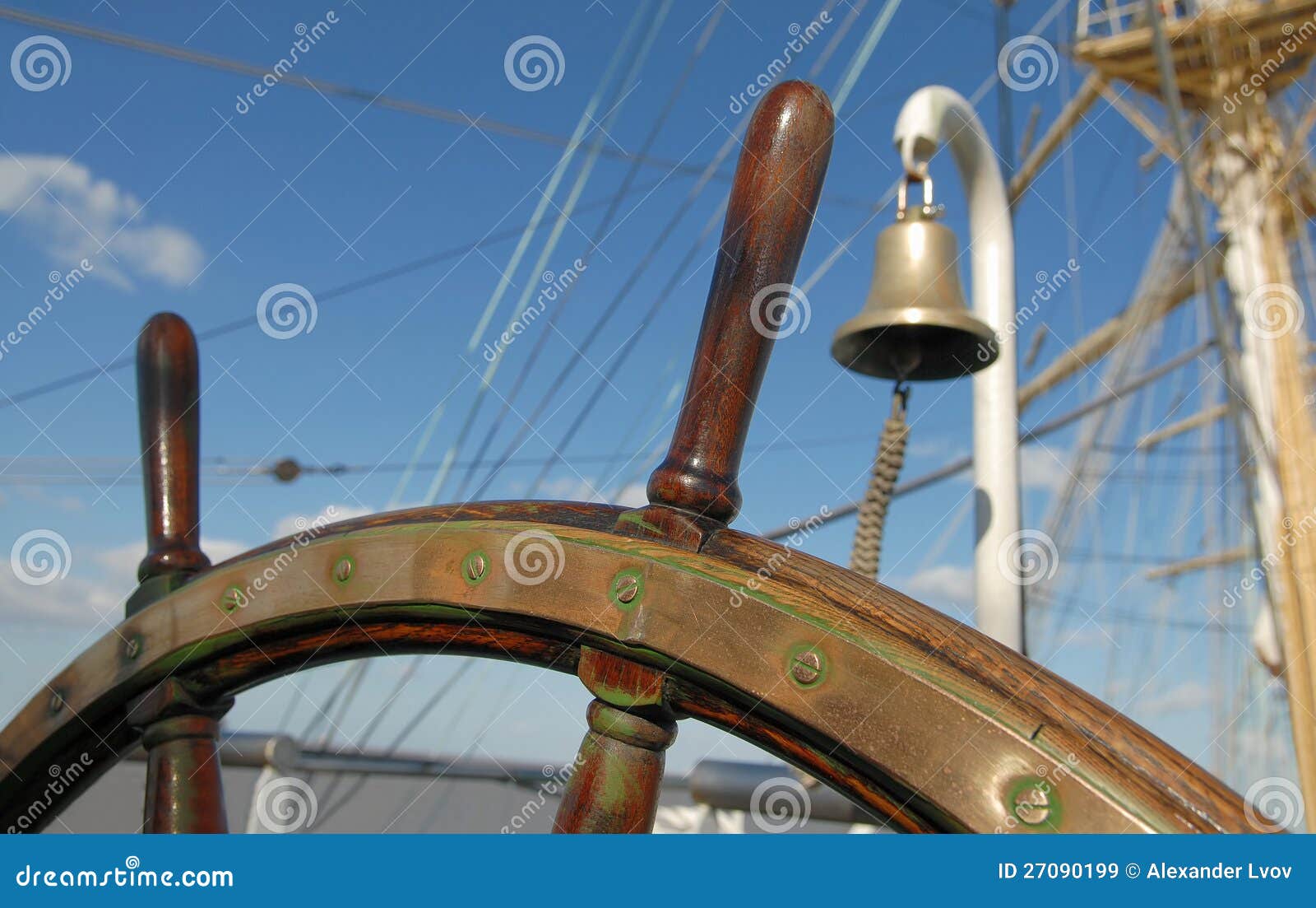 Helm of a sailing ship stock image. Image of activity - 27090199