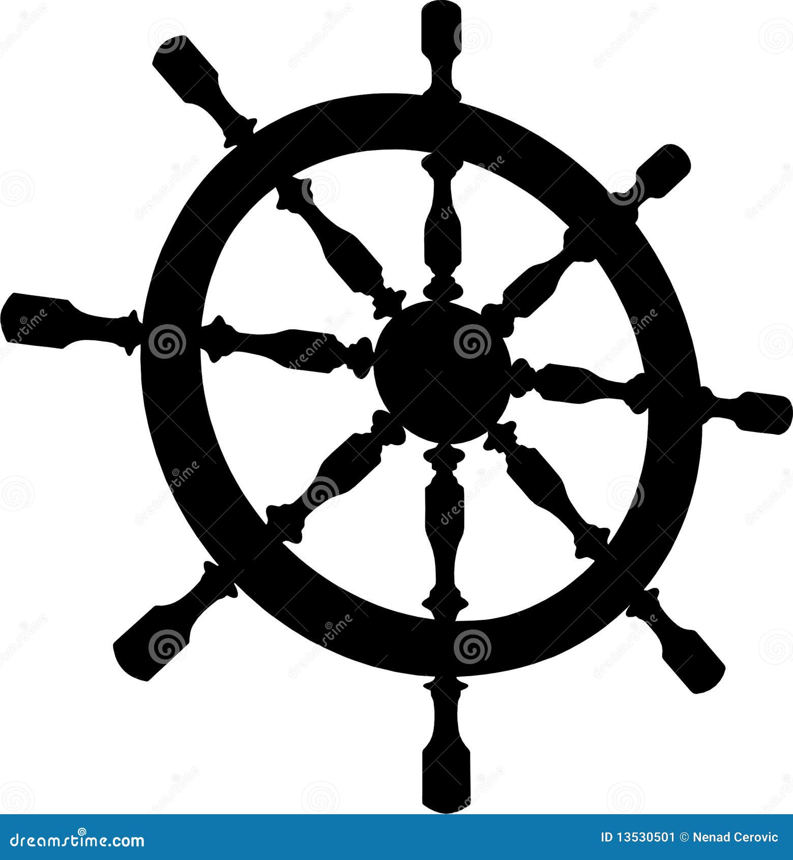 Helm Steering Wheel Vector 01 | CartoonDealer.com #13530501
