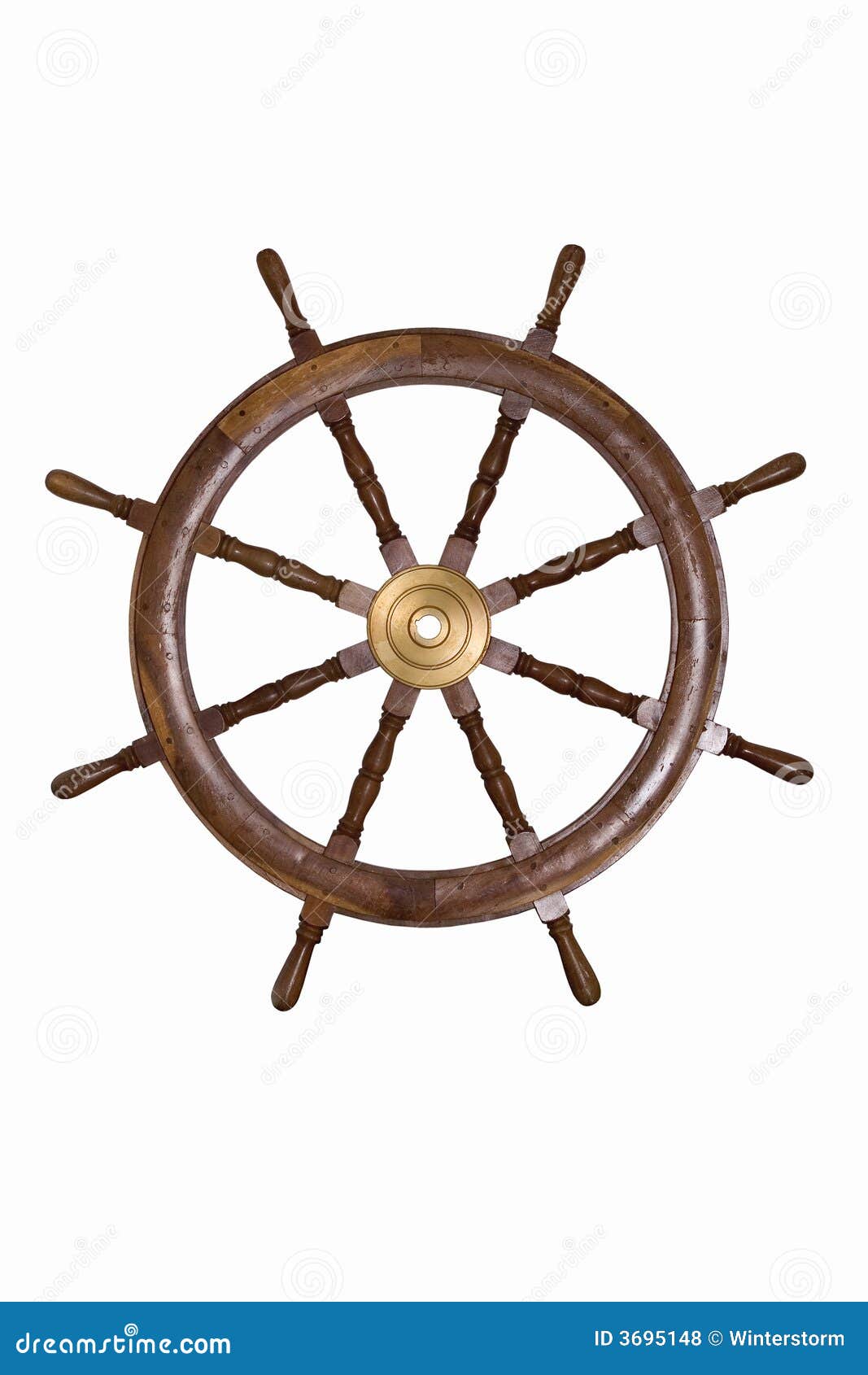 Helm Wheel stock photo. Image of antique, ocean, wooden - 3695148