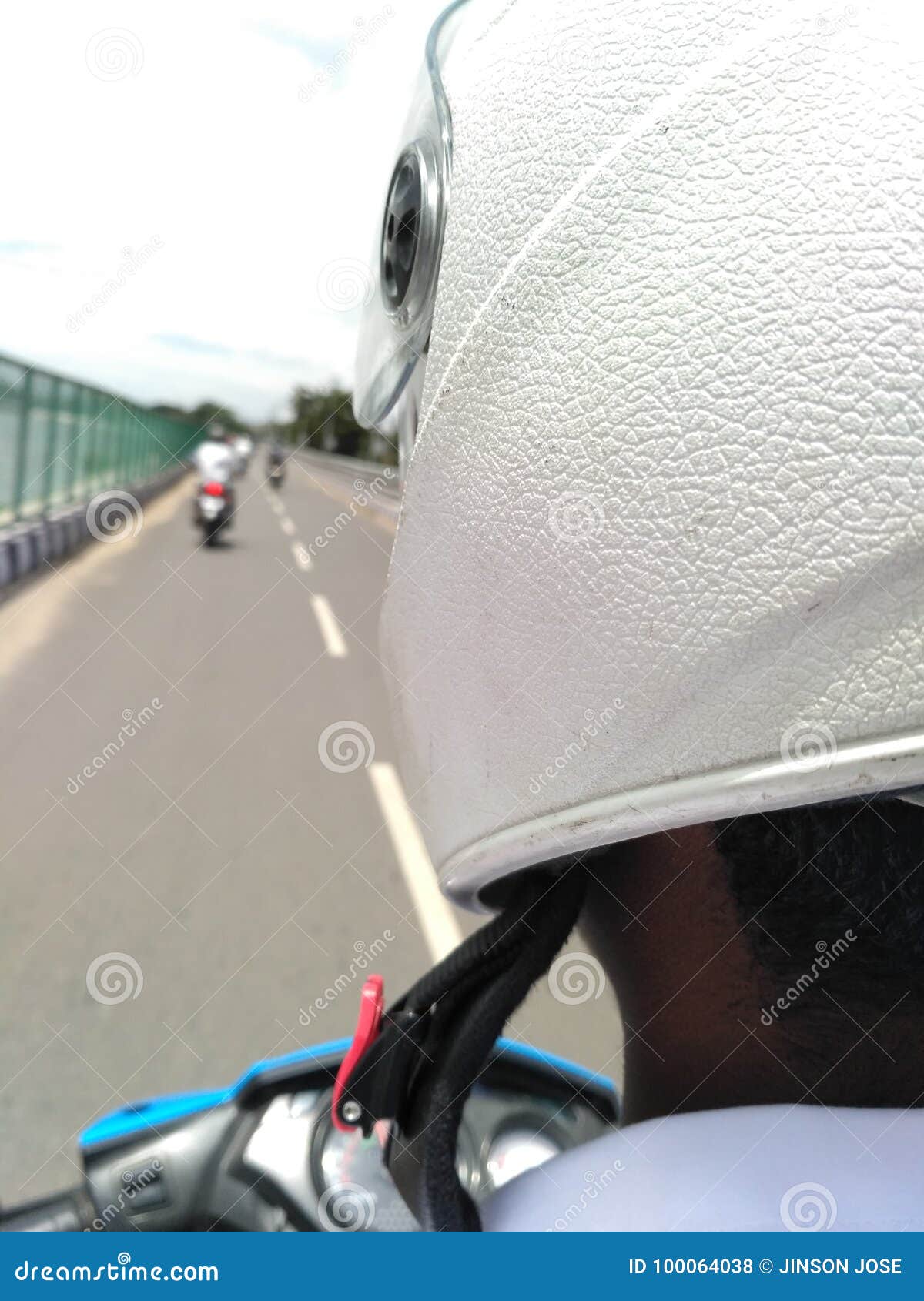 Helmet drive stock photo. Image of trip, road, drive - 100064038