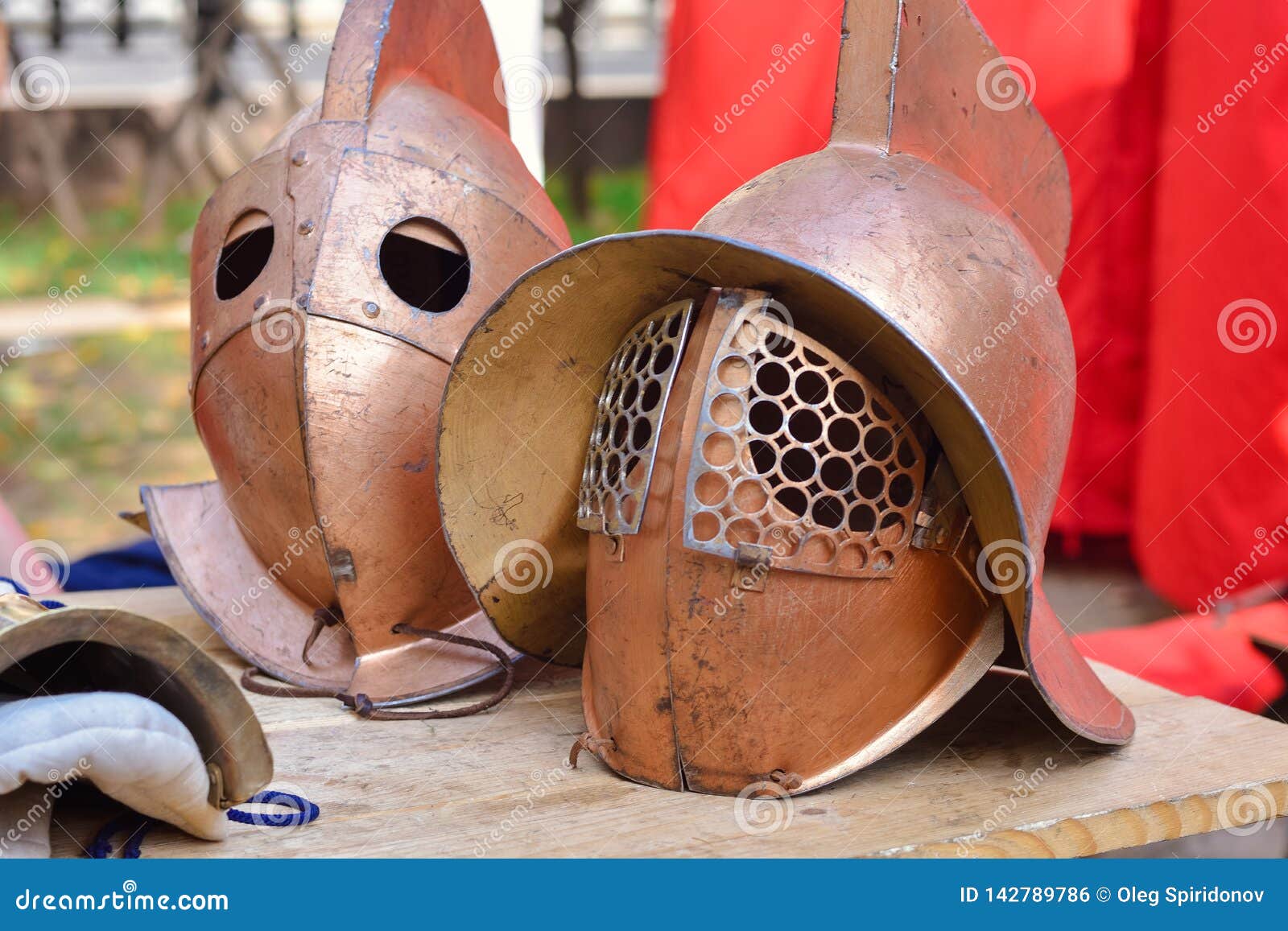 Murmillo Helmet. Ancient Roman Gladiator Reconstruction Royalty-Free ...