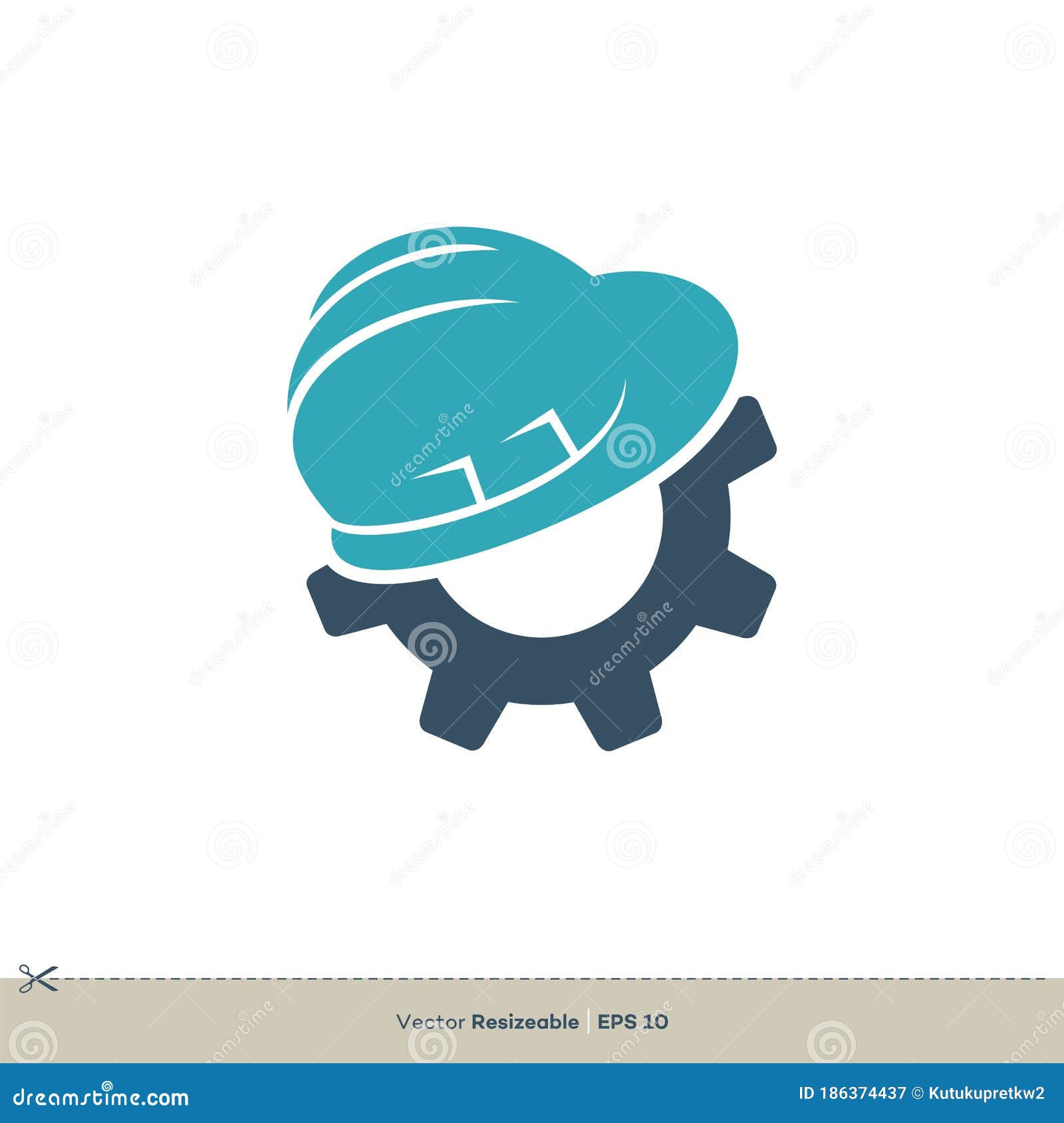 Helmet, Hard Head Gear Vector Logo Template Illustration Design. Vector ...