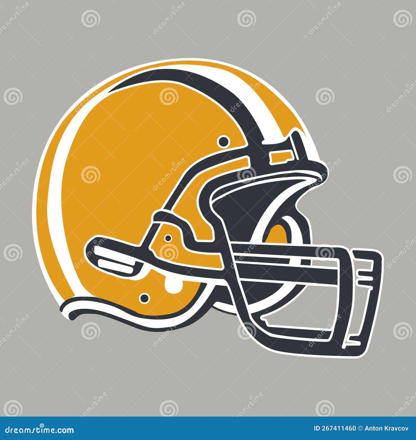 Helmet Icon Yellow and White Vector Graphic Stock Vector - Illustration ...
